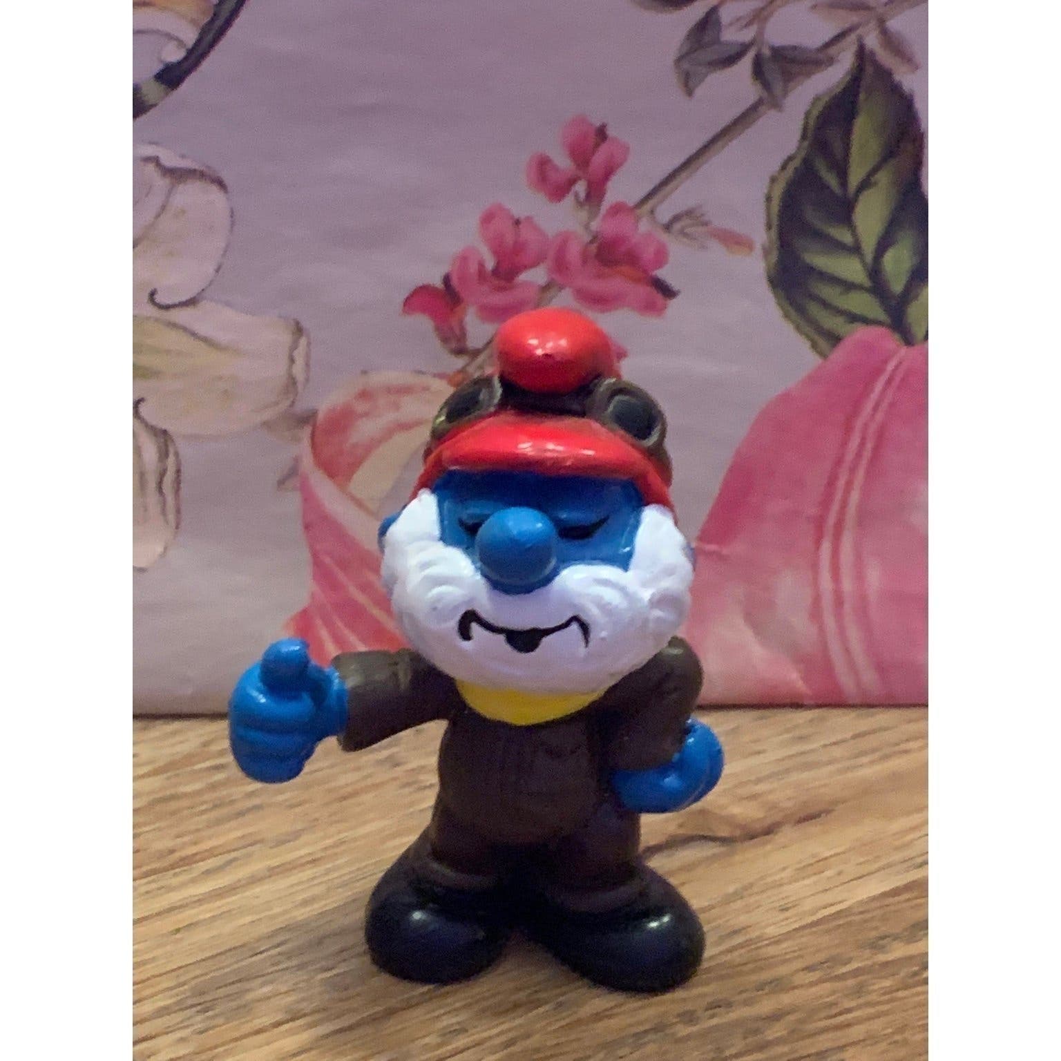 Smurf Papa Pilot / 1985 | Köp på Tradera (714689091)