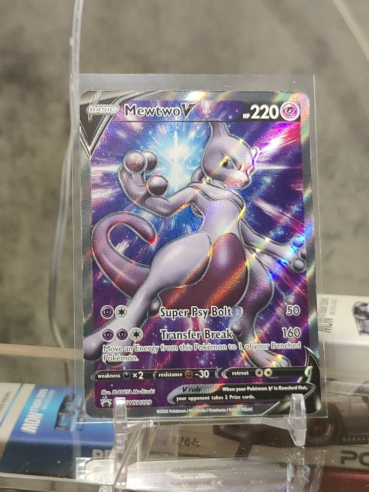 Mewtwo V WSV P299 2022 English Promo Pokemonkort | Köp på Tradera ...