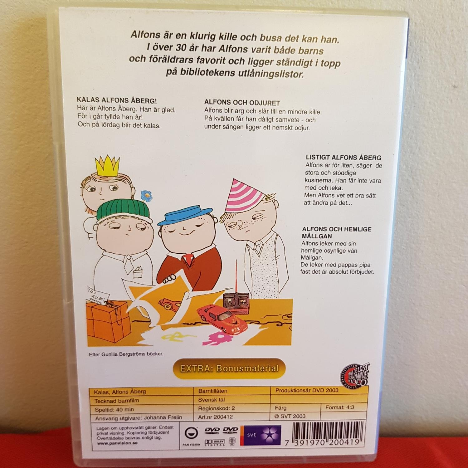 DVD - Kalas, Alfons Åberg!.. | Köp från MDEntertainment på Tradera ...