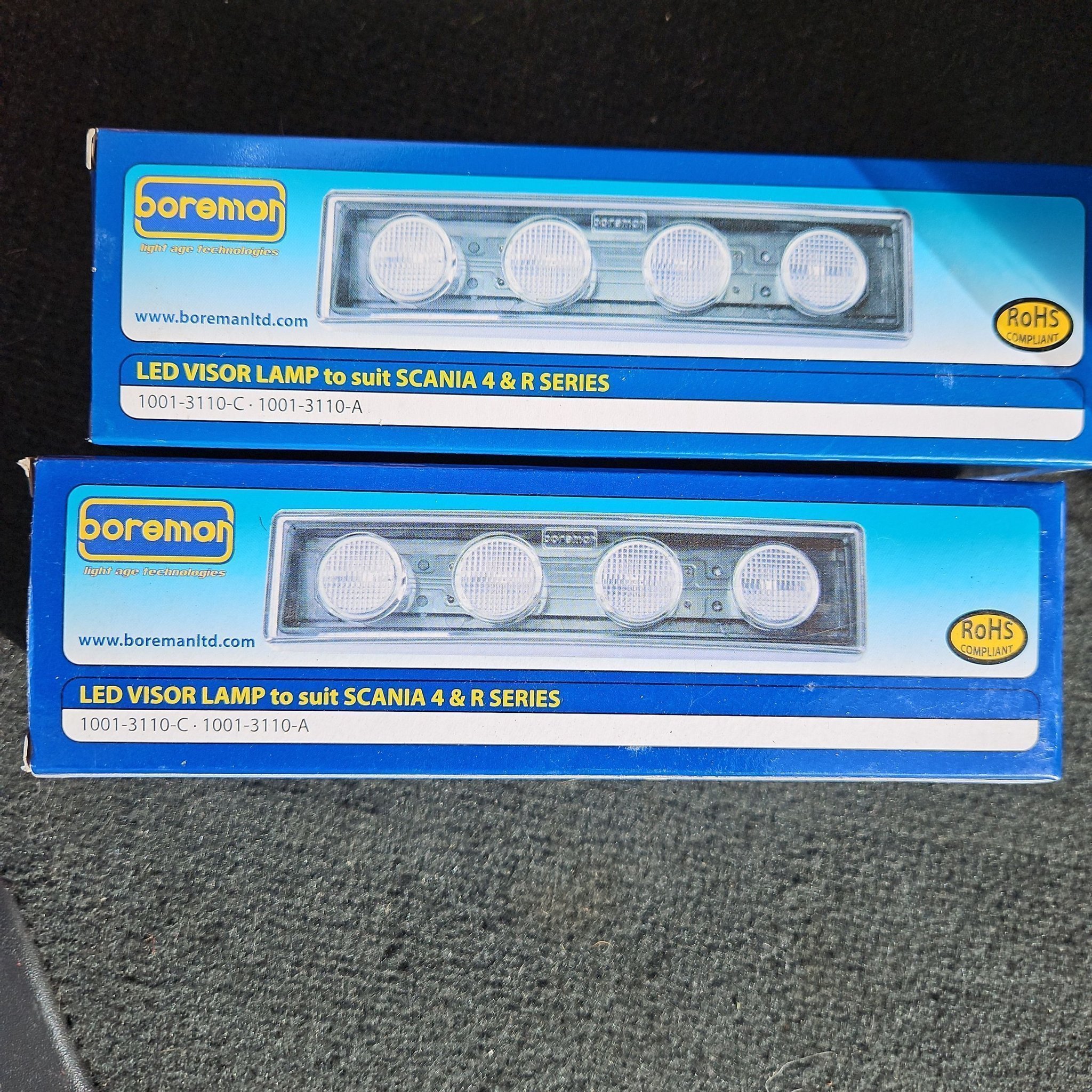 Se produkter som liknar LED Visor Lamp Scania 4 & R S.. på Tradera ...