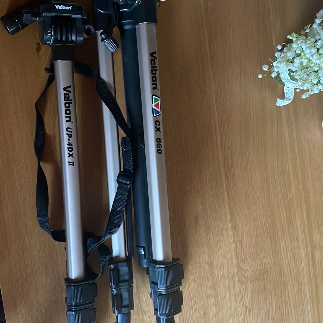 Velbon CX 660 och Velbon UP-4DX II stativ | Köp på Tradera (734618375)