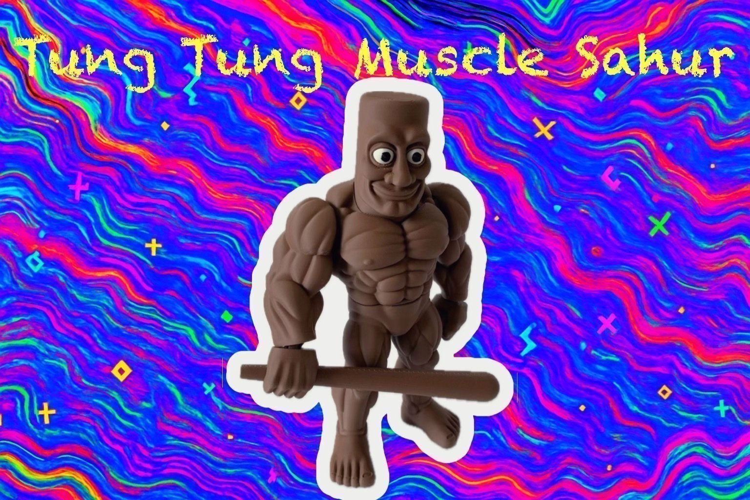 Italian Brainrot - Tung Tung Muscle Sahur | Köp på Tradera (687804555)