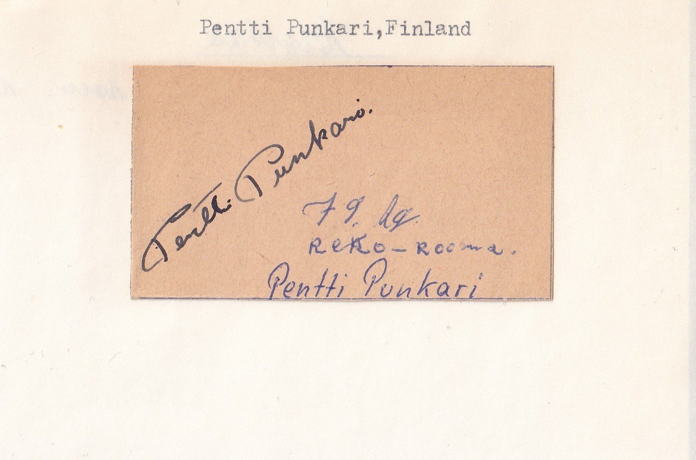 Pentti Punkari - OS 1960 - Brottning | Köp på Tradera (637252402)