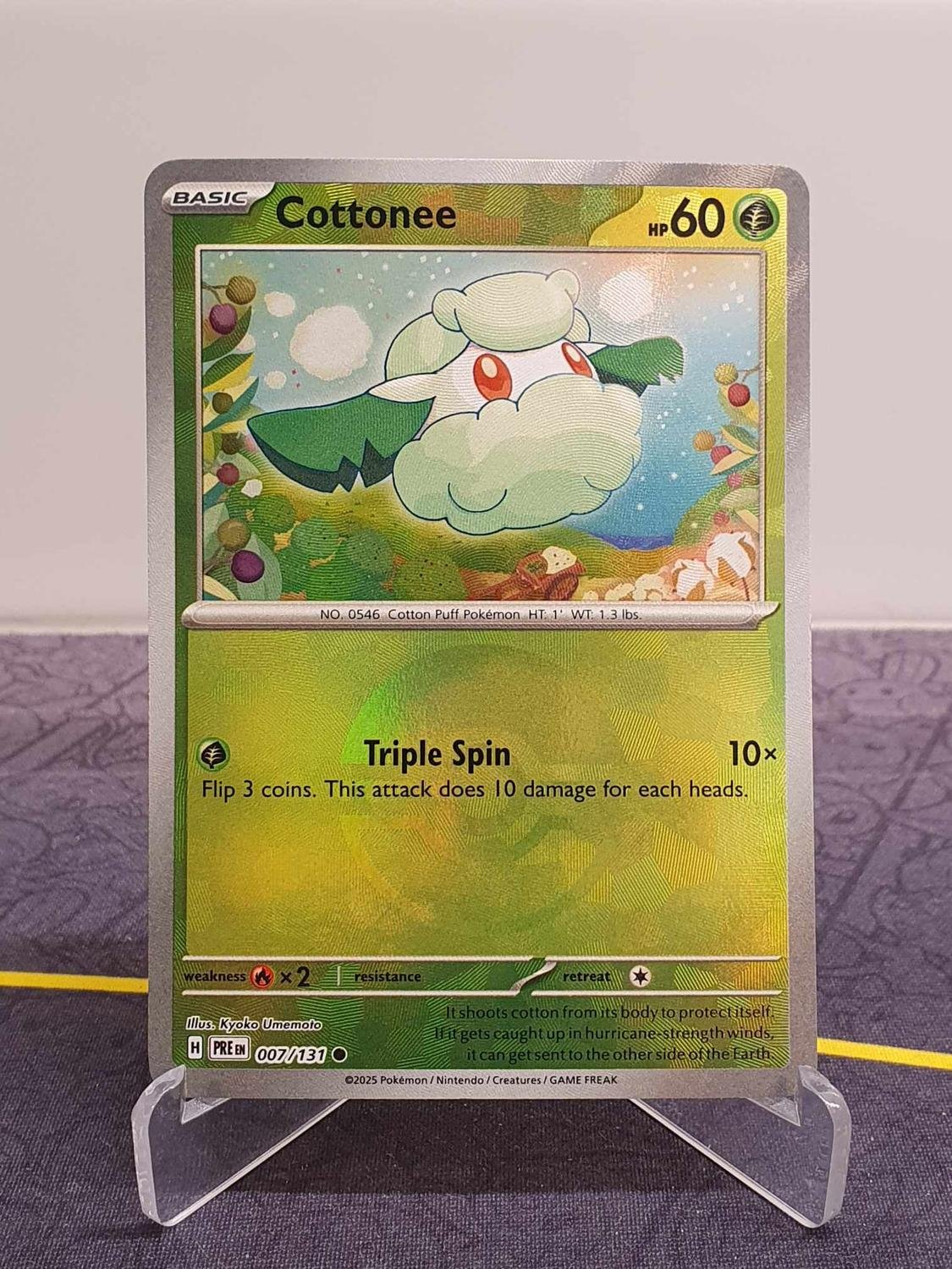 COTTONEE 007/131 - Poké Ball Reverse Holo - Pri.. | Köp på Tradera ...