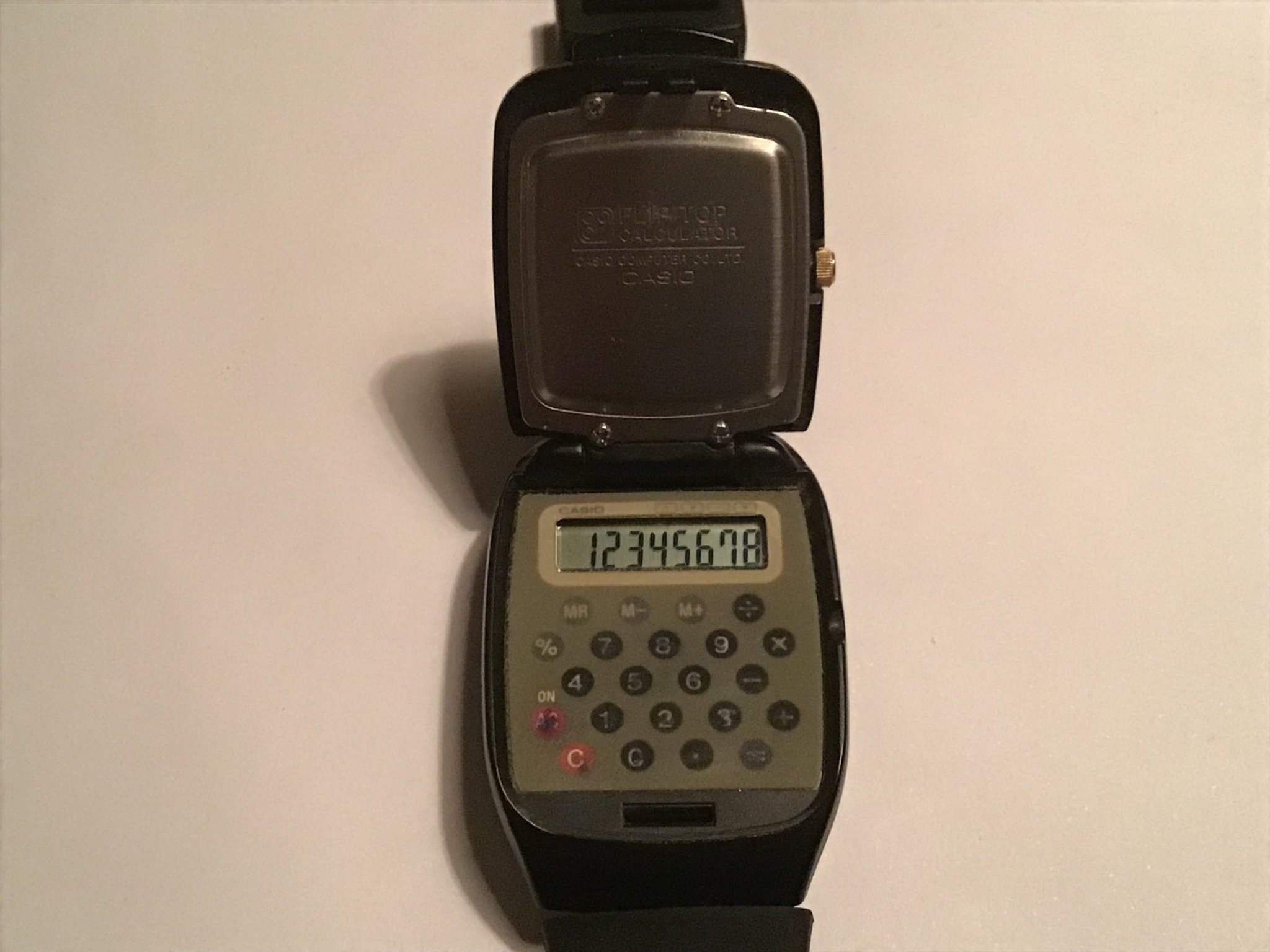 Vintage Casio flip top calculator FTP-12 model .. | Köp på Tradera ...