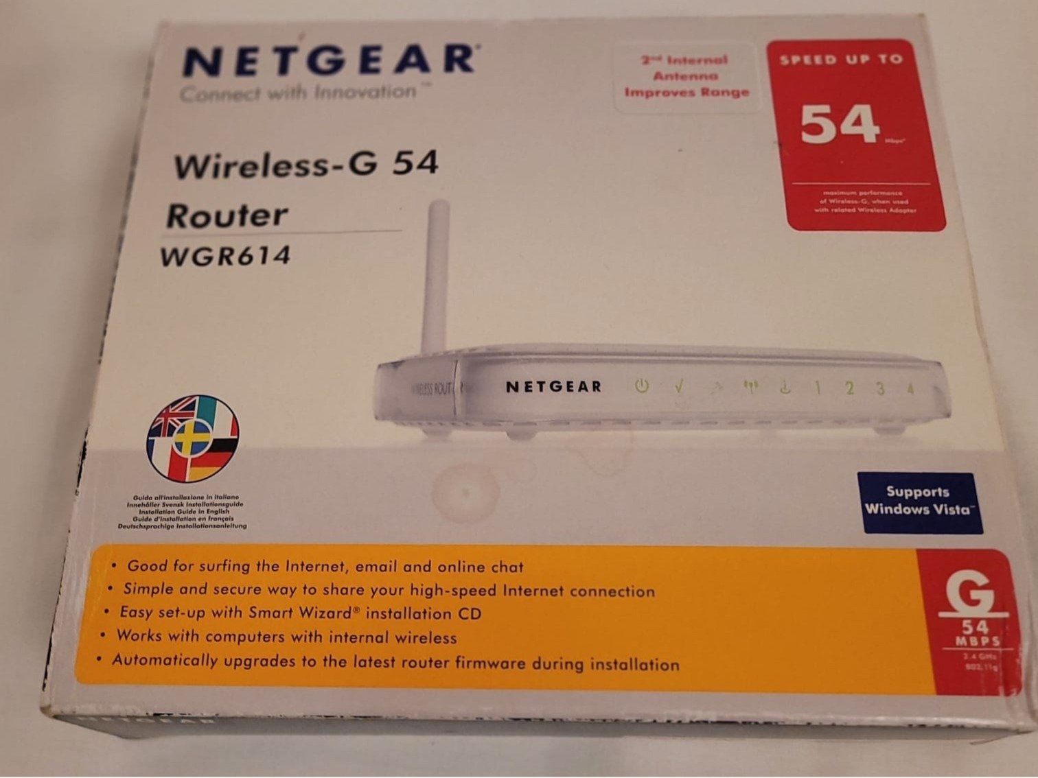 NETGEAR Wireless-G 54 Router WGR614 | Köp på Tradera (692904411)