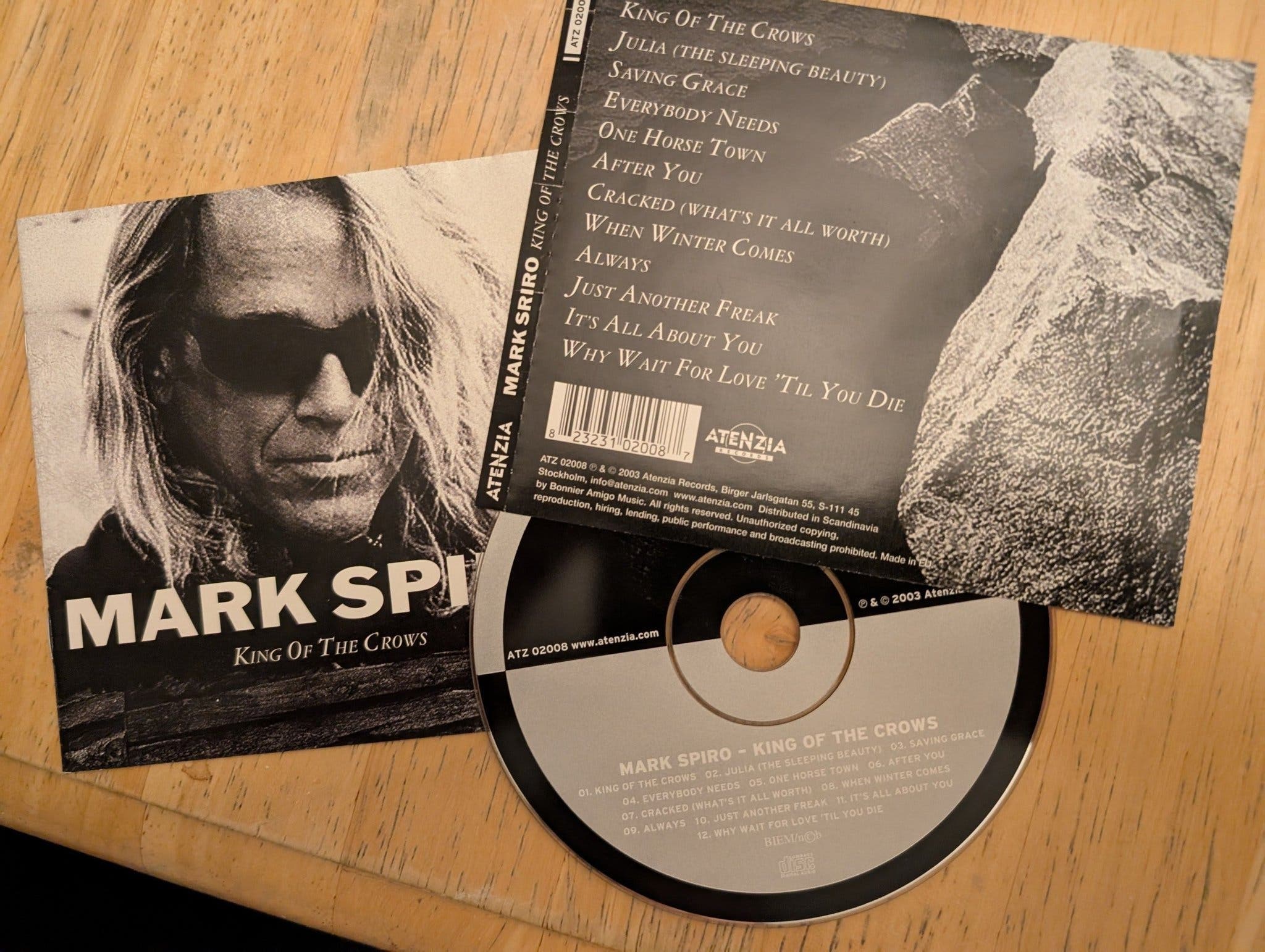Mark Spiro : King Of The Crows CD 2003 ,AOR | Köp på Tradera (709581946)