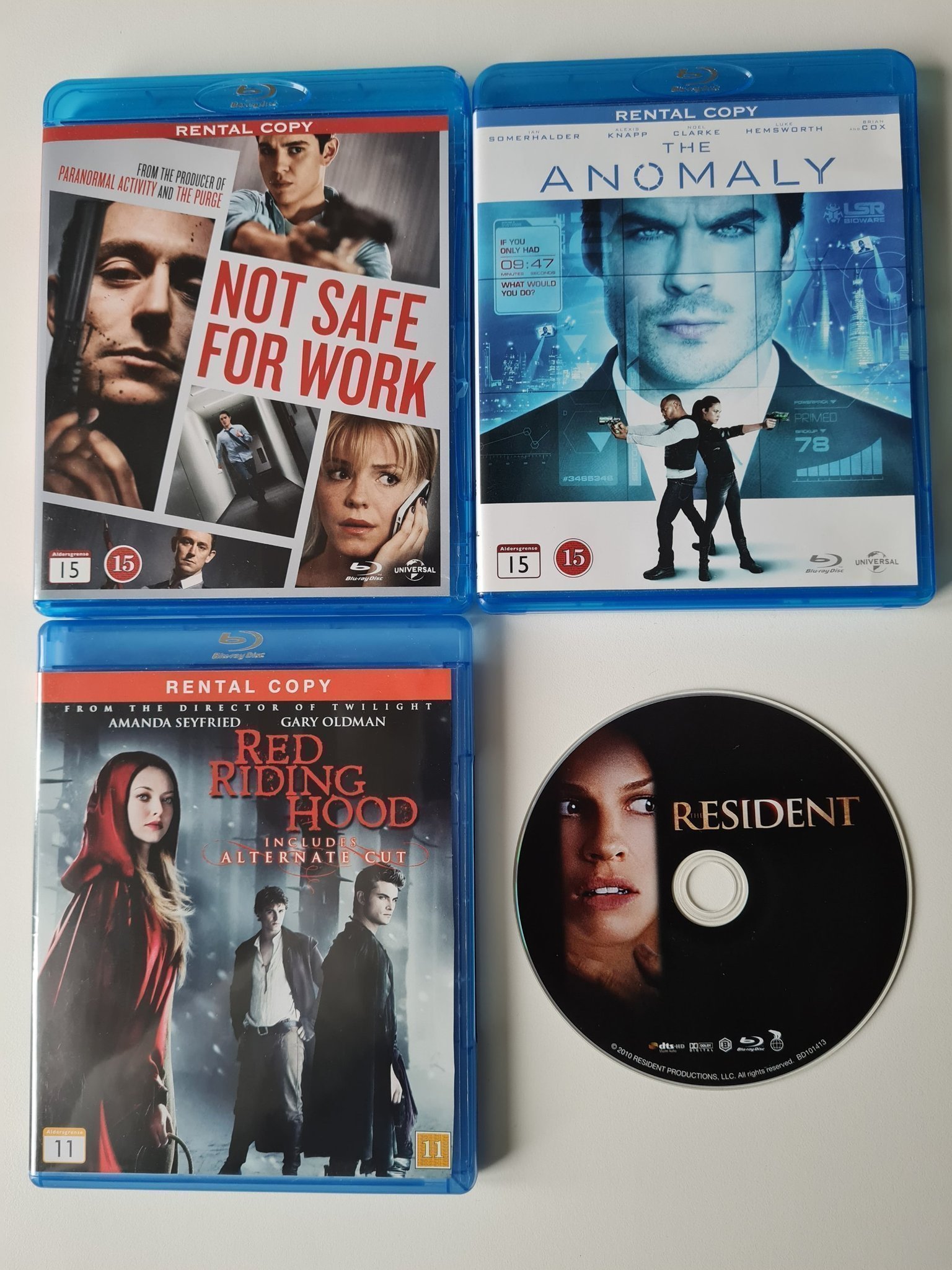 Not Safe for Work / The Anomaly / Red Riding Ho.. | Köp på Tradera ...