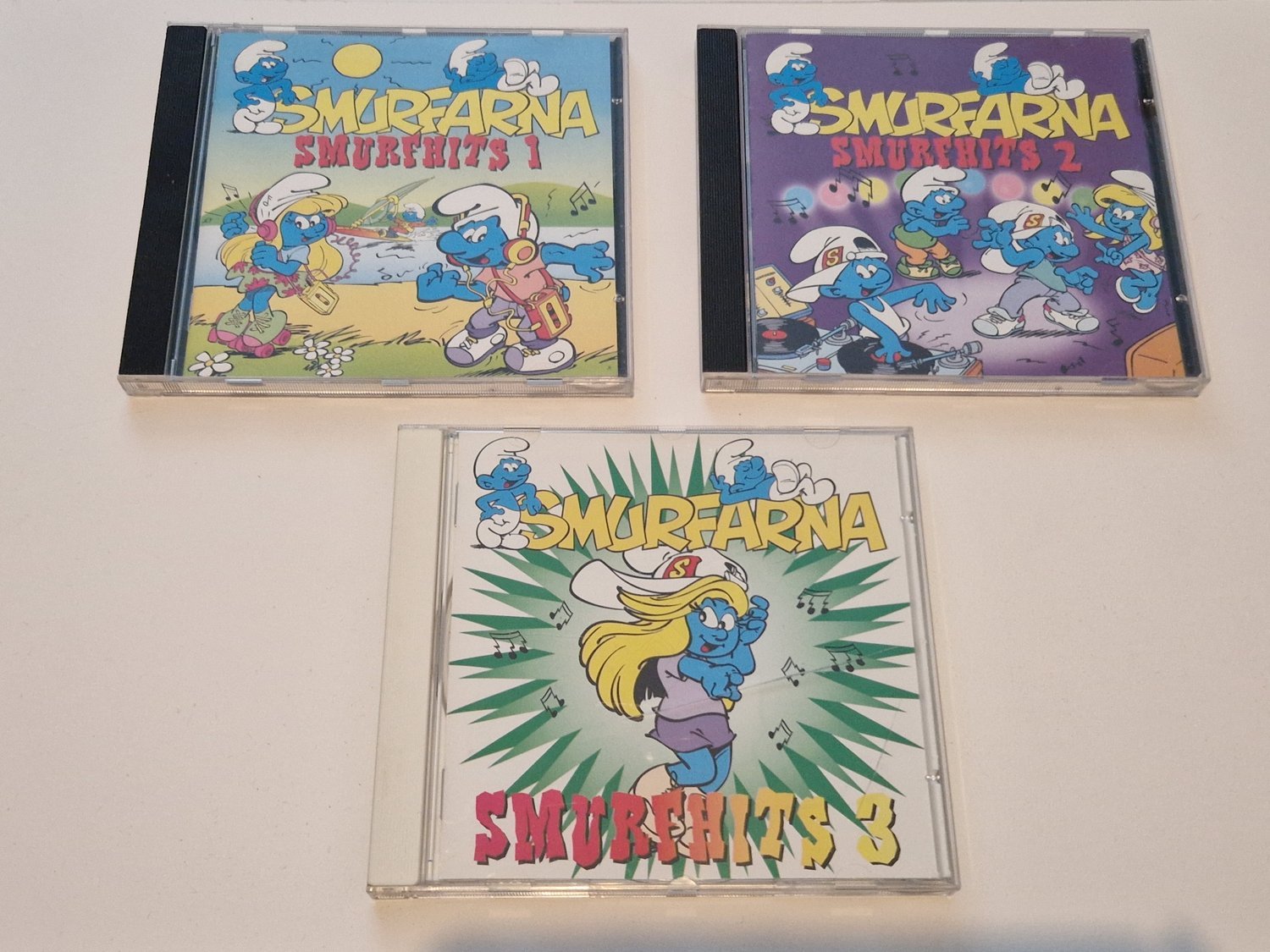 Smurfarna; Smurfhits 1 - 3, C.. | Köp från Askers_grums på Tradera ...