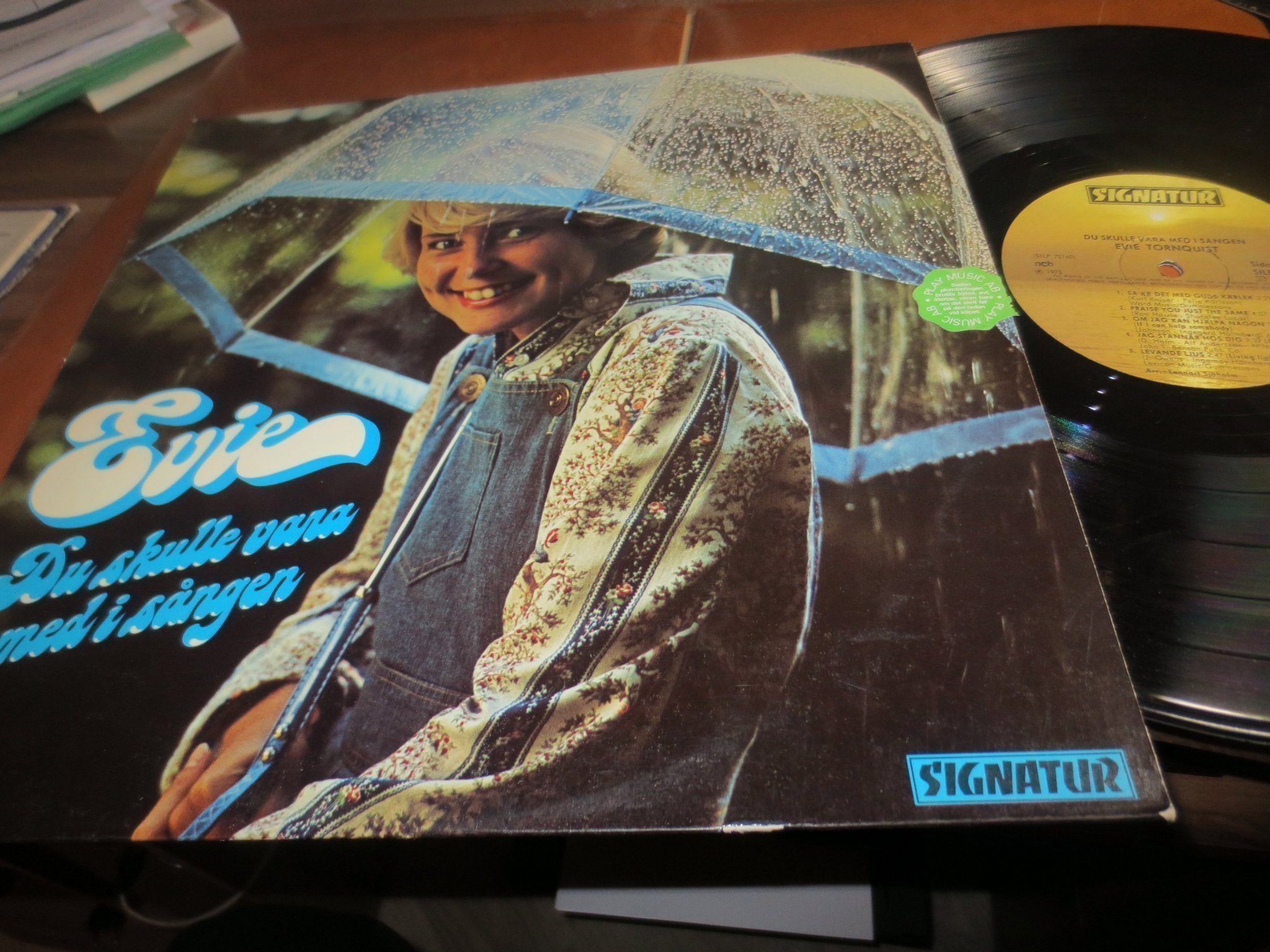 Evie Tornquist - Du skulle vara med i sången - LP | Köp på Tradera (698219997)