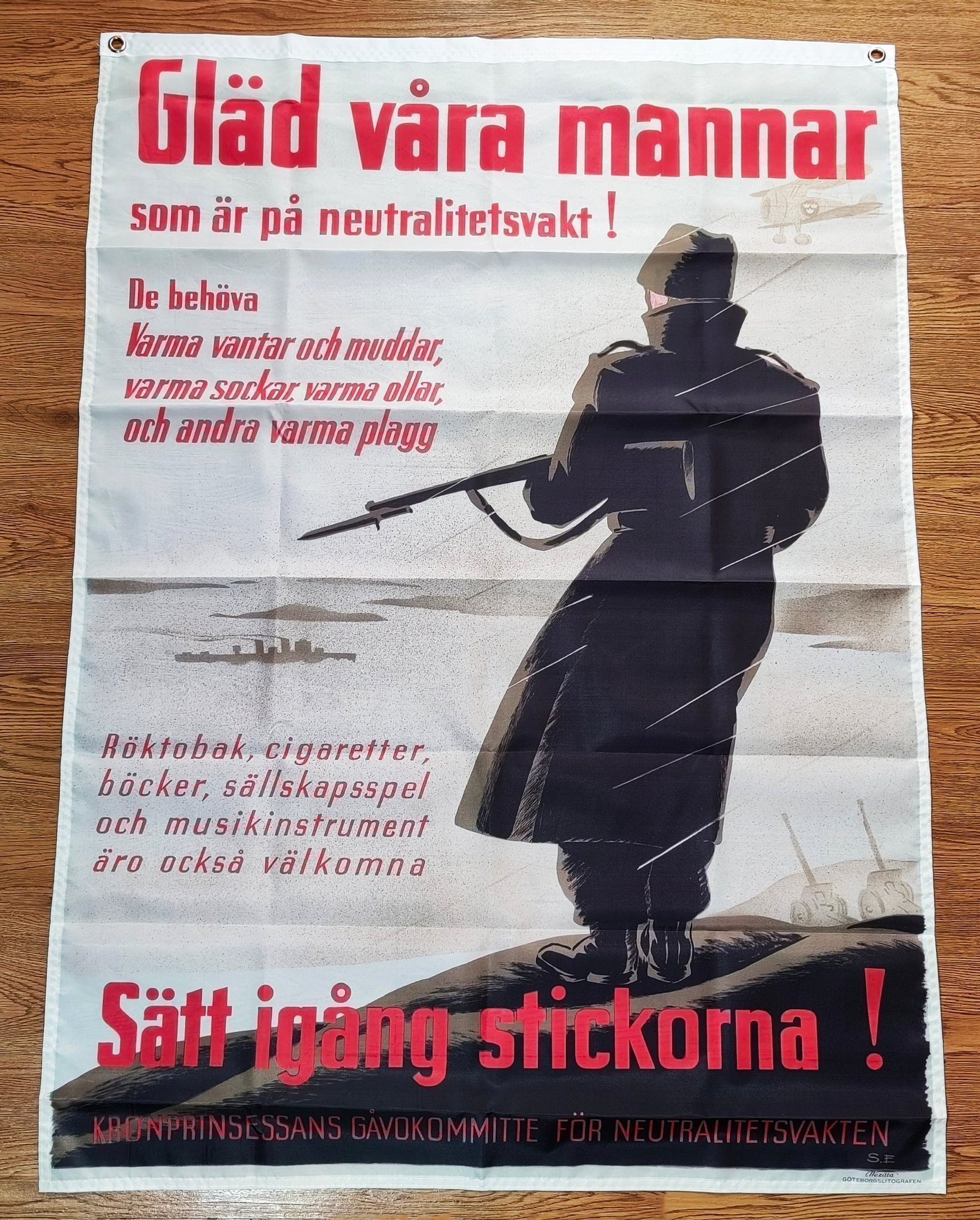 Nytryck Neutralitetsvakt Svensk Propaganda WWII.. | Köp på Tradera ...