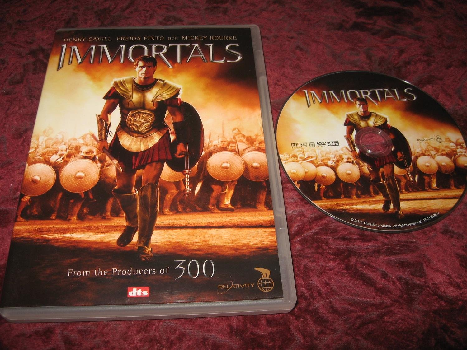 IMMORTALS (HENRY CAVILL,FREIDA PINTO,MICKEY ROU.. | Köp på Tradera ...