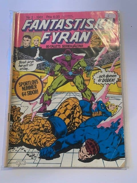 Se produkter som liknar Fantastiska Fyran Nr 2, 1981 på Tradera (698947727)