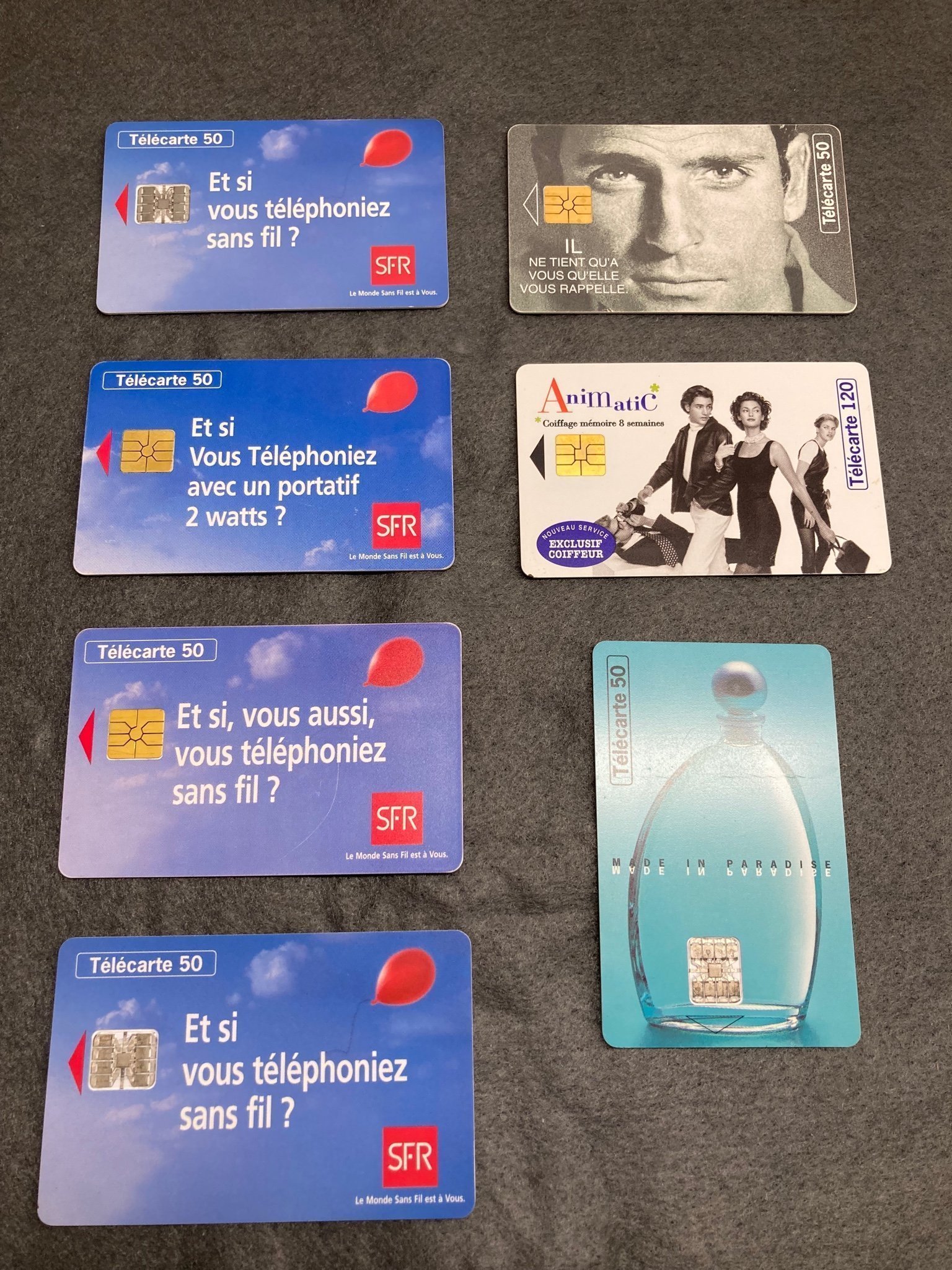 Telefonkort Franska 90-tal / France Samlarkort .. | Köp på Tradera ...