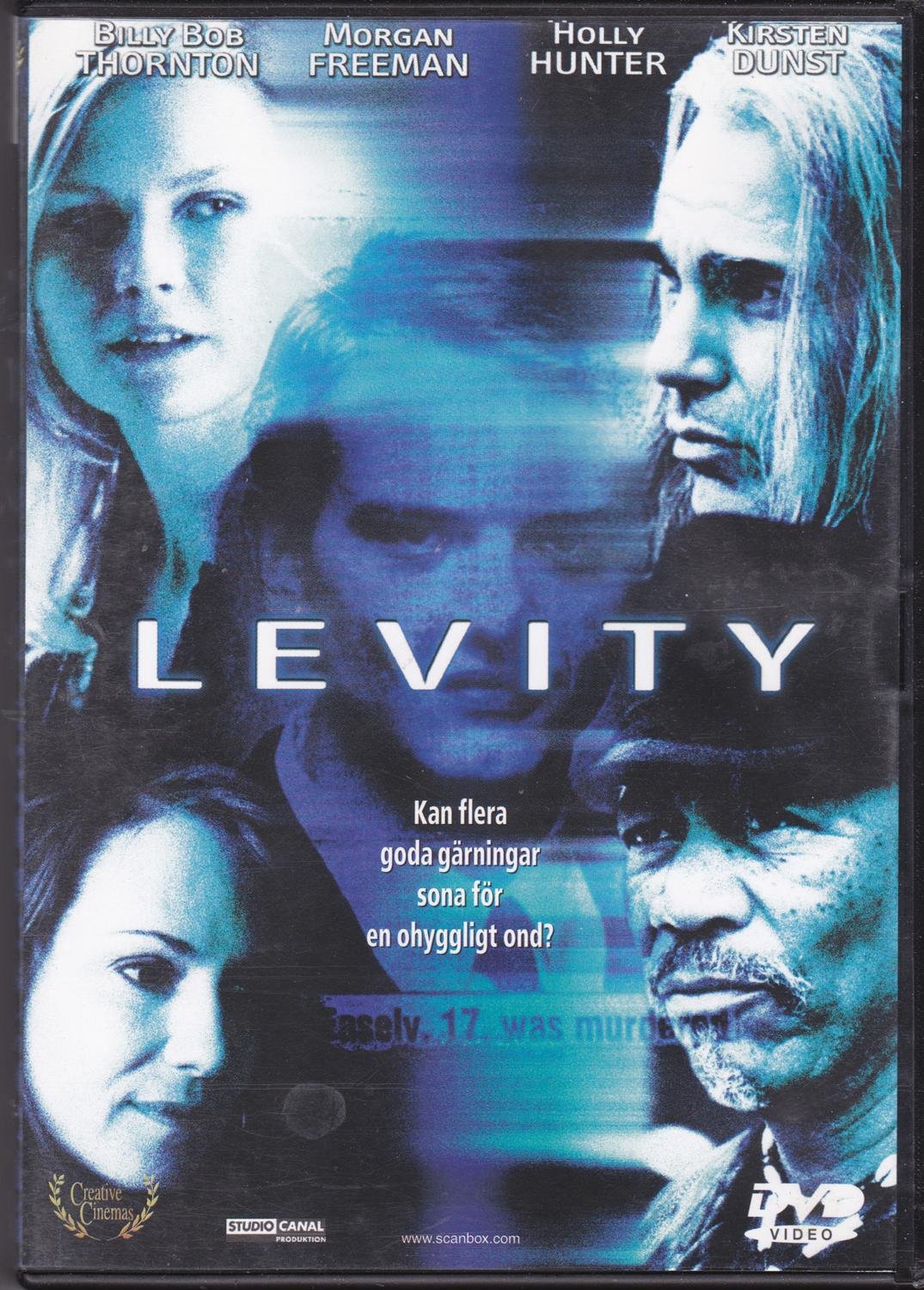 DVD / Levity / Morgan Freeman, Holly Hunter, Ki.. | Köp på Tradera ...