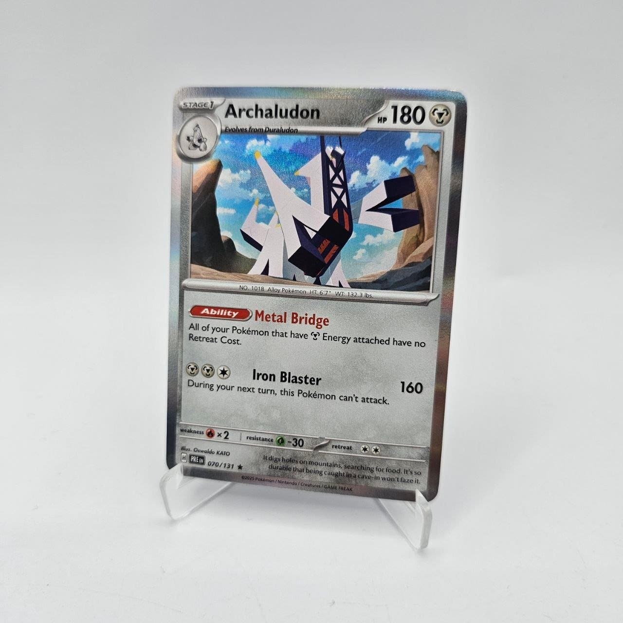 Archaludon Holo 070/131 Prismatic Evolutions, P.. | Köp på Tradera ...