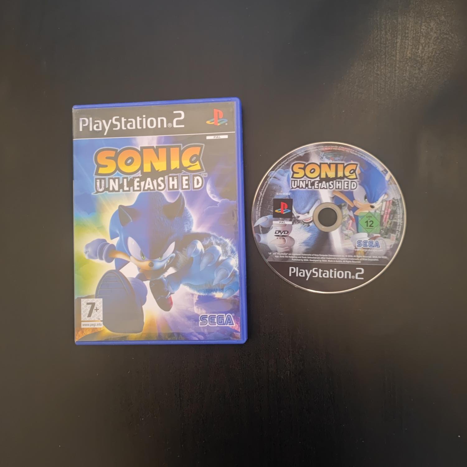 Sonic Unleashed Ps2 Disc