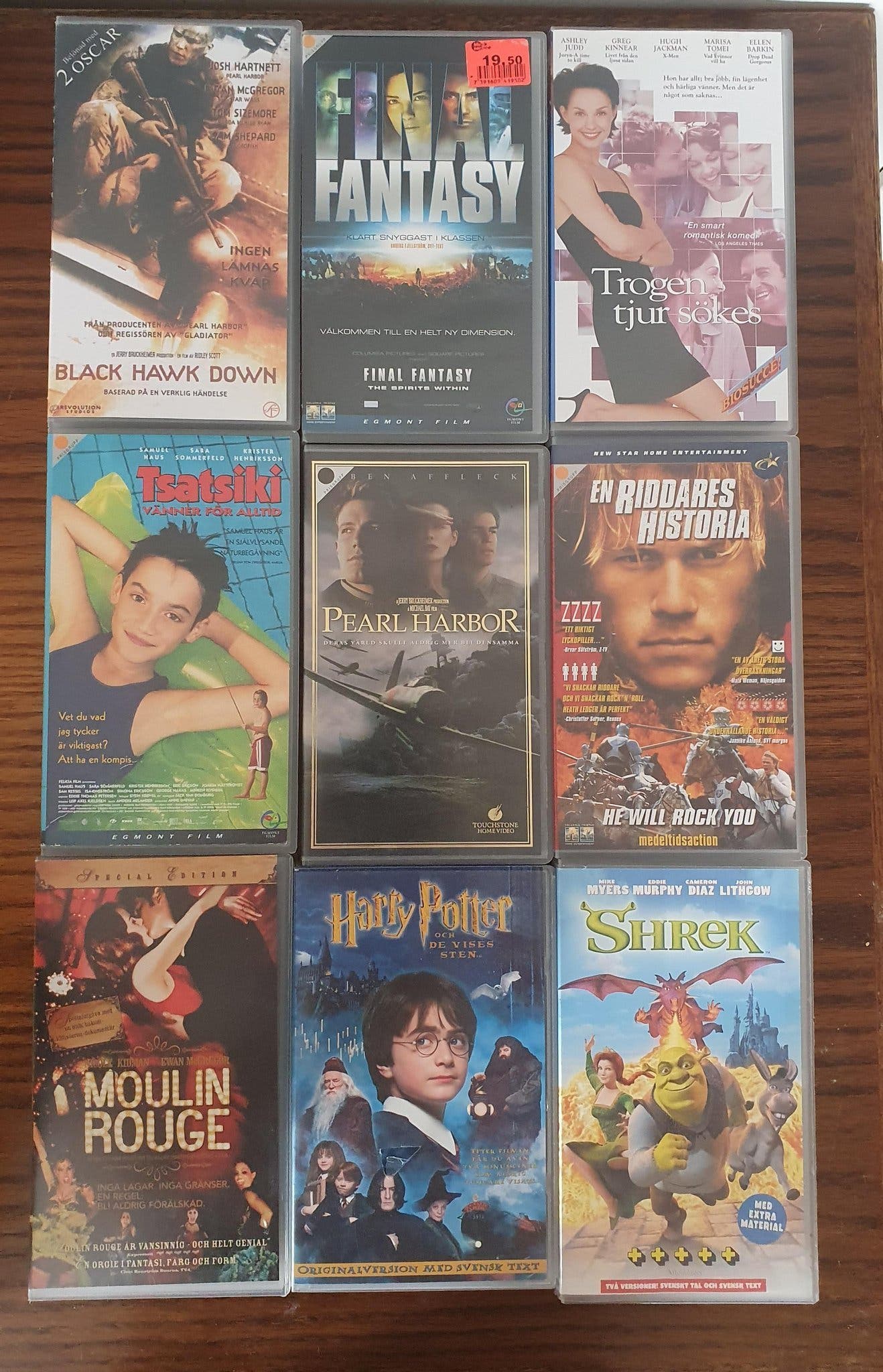 Filmåret 2001 (9st VHS) | Köp på Tradera (711880196)