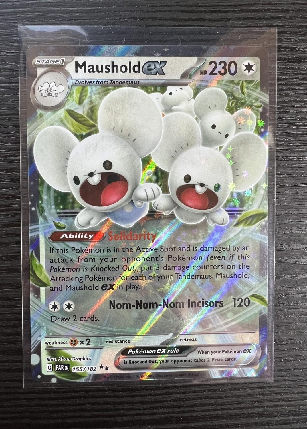 Se produkter som liknar Maushold ex 155/182 Pokémonko.. på Tradera ...
