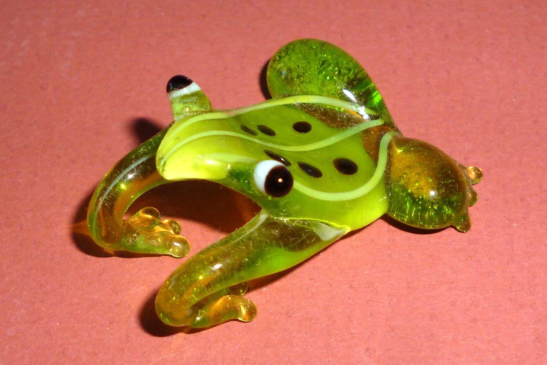 Söt Liten Groda i Glas Miniatyr Glasdjur Glasfi.. | Köp på Tradera ...