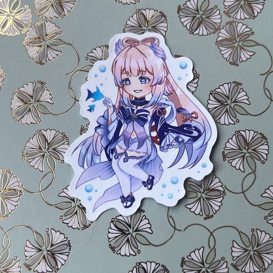Genshin impact Sangonomiya Kokomi sticker | Köp på Tradera (691168656)