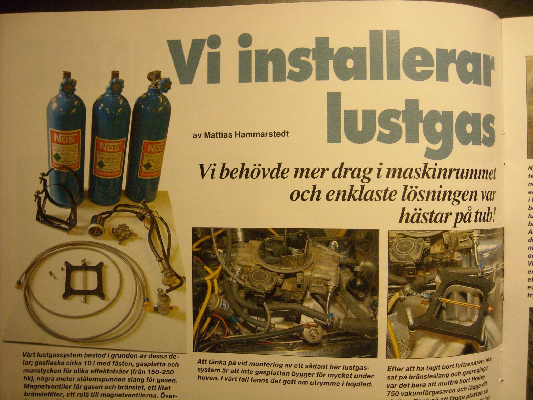NOS Lustgas system - Installera lustgas, trimni.. | Köp på Tradera ...
