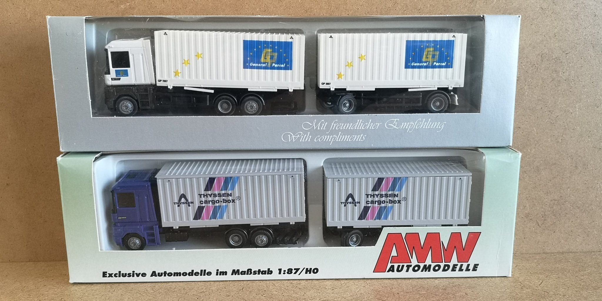 Albedo / AMW 1:87 - 2 x Renault Containerlastbi.. | Köp på Tradera ...