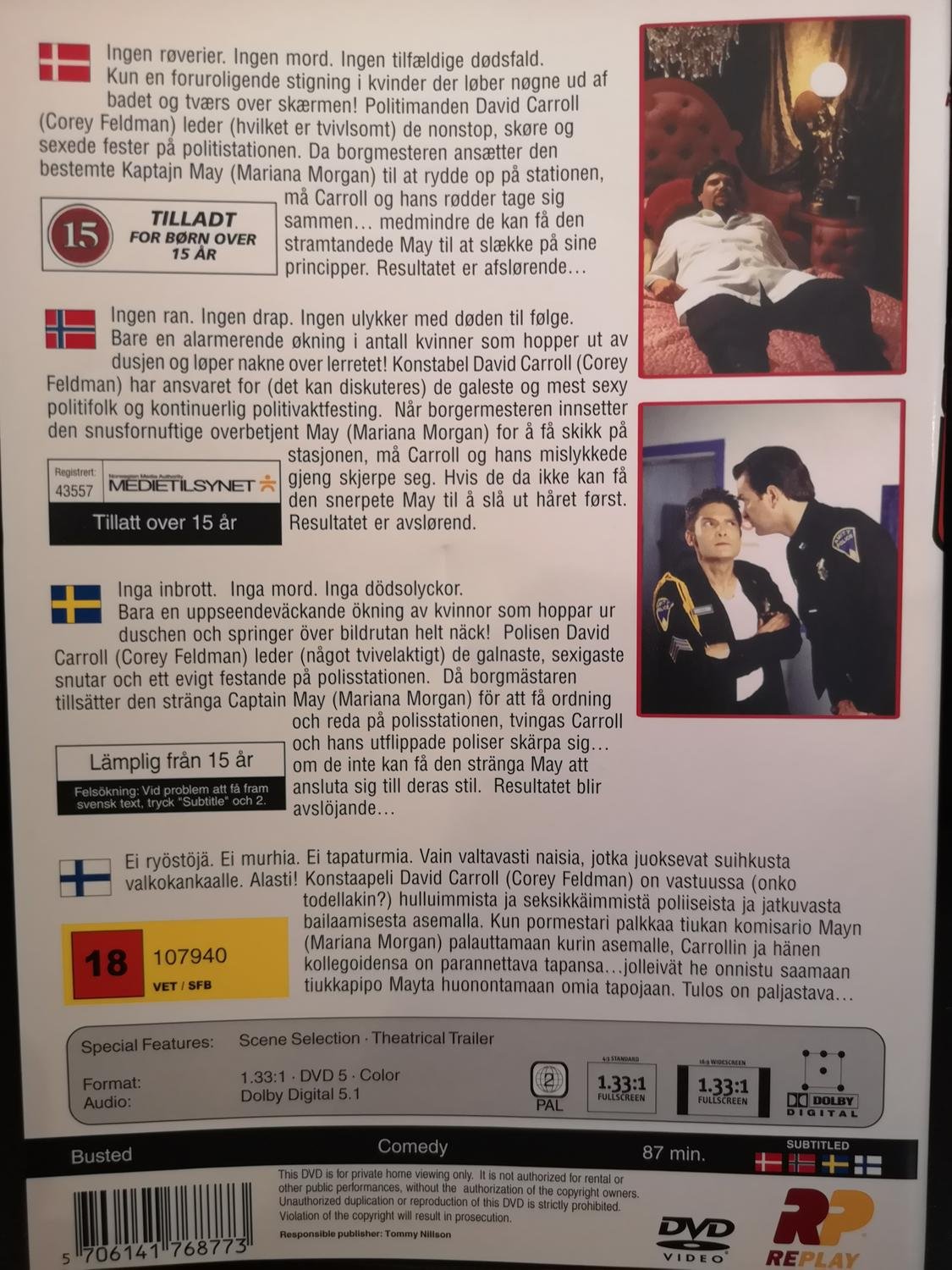 Busted (1996) Corey Feldman, Corey Haim, Domini.. | Köp på Tradera ...