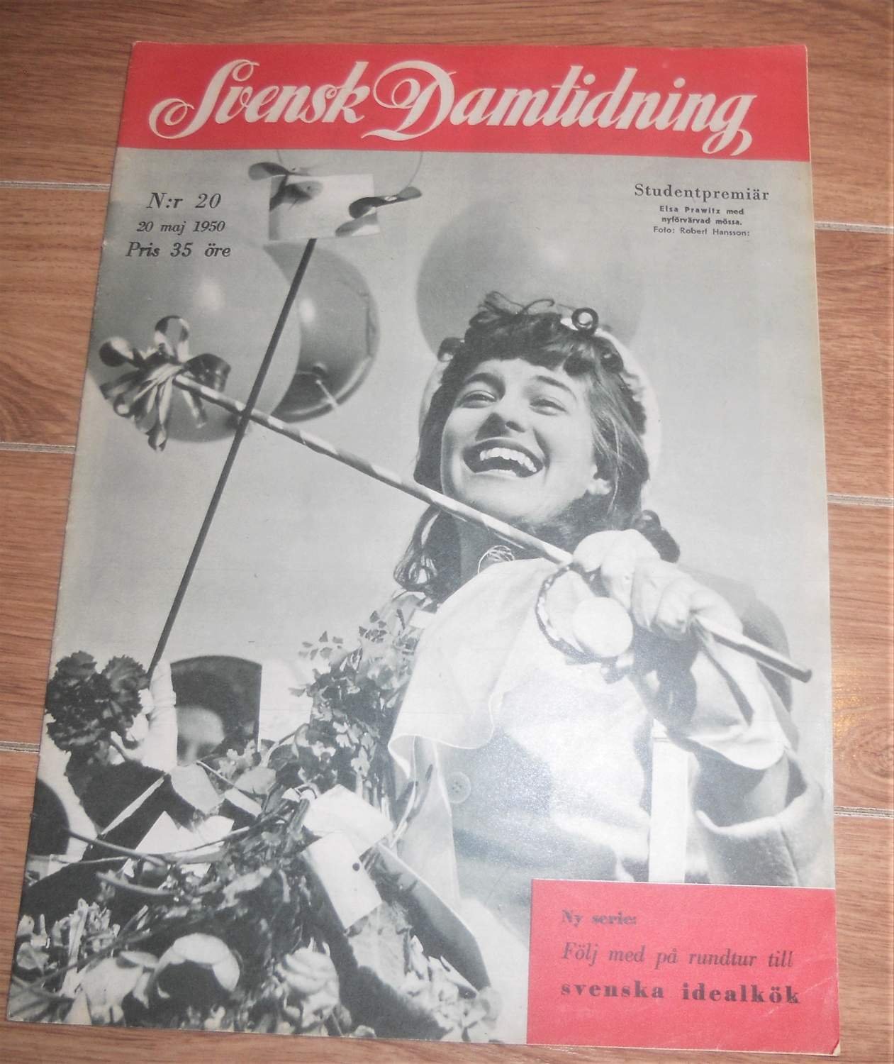 Svensk Dam nr20 1950 Elsa Prawitz omslaget, Eli.. | Köp på Tradera ...