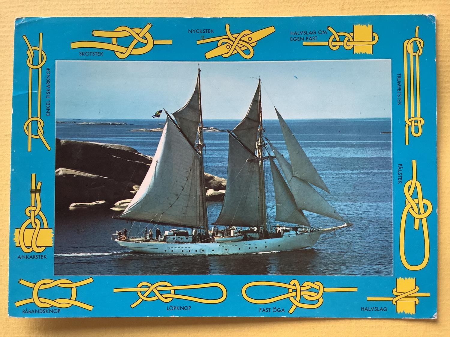 Kort Segelbåt KNOPAR stämpel SÖLVESBORG 1983 | Köp på Tradera (603419341)