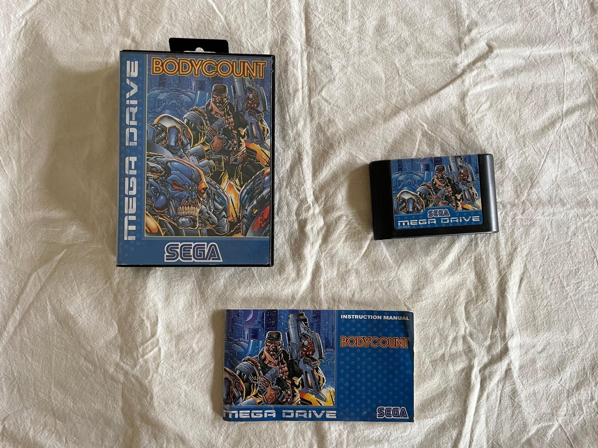 Bodycount Sega Mega Drive PÅ ENGELSKA MED SVENS.. | Köp på Tradera ...