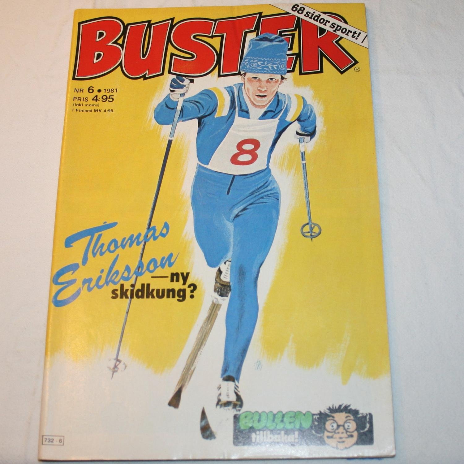 Buster - 1981 - NR 6 - Thomas Eriksson, Bullen,.. | Köp på Tradera ...