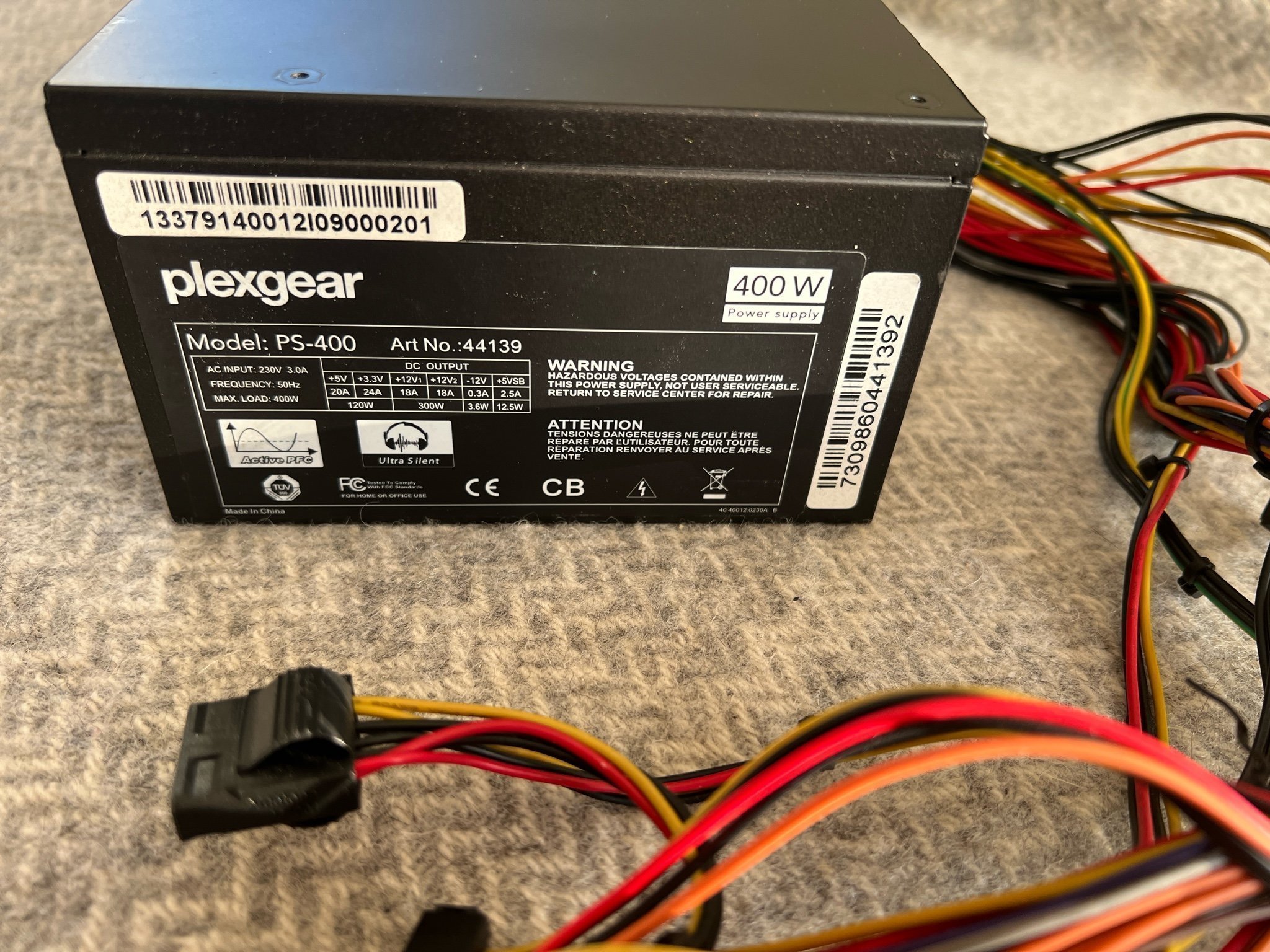 Plexgear PS-400 400W Nätaggregat | Köp på Tradera (708409994)