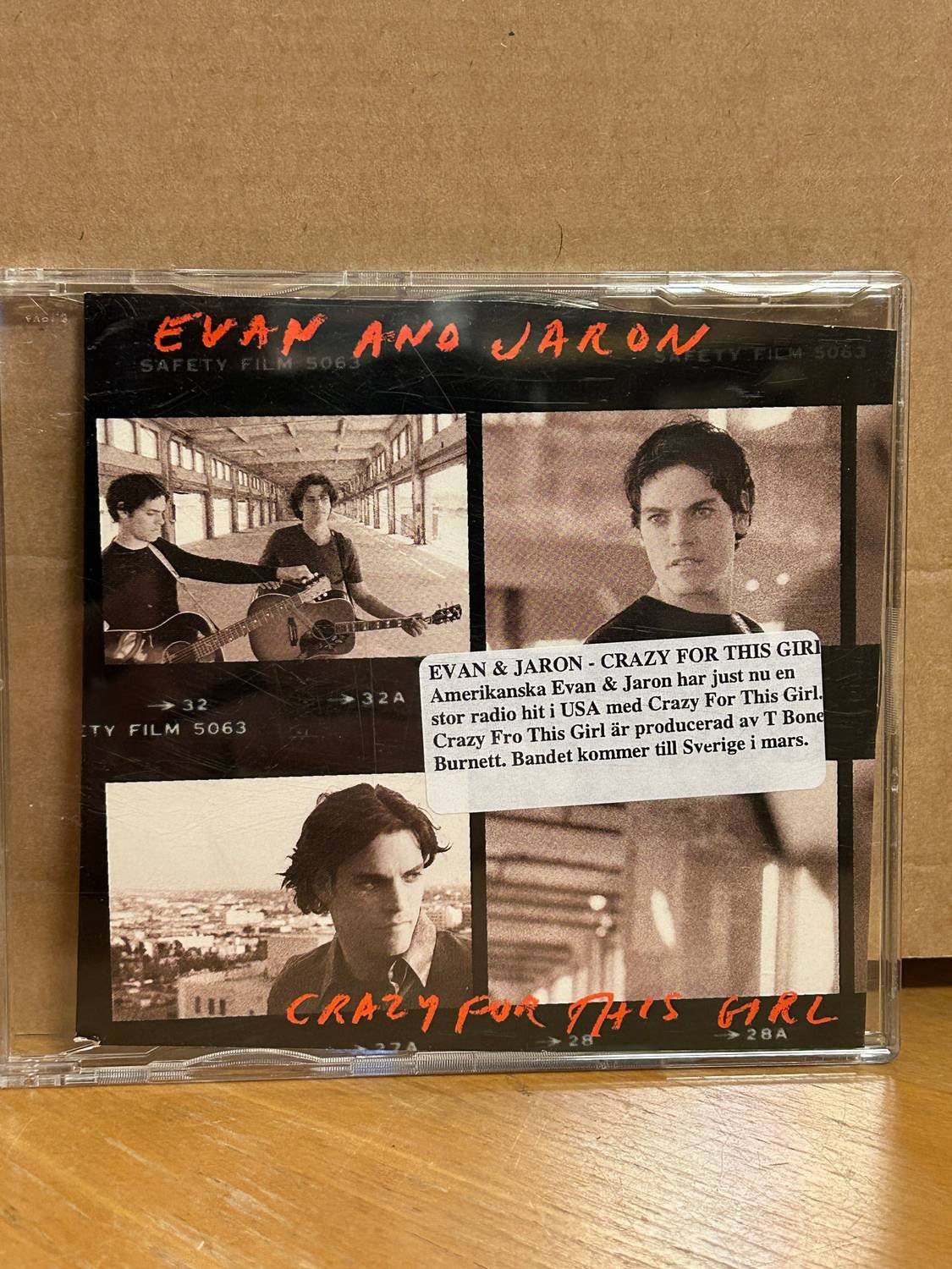 Evan And Jaron - Crazy For This Girl, CD single | Köp på Tradera ...