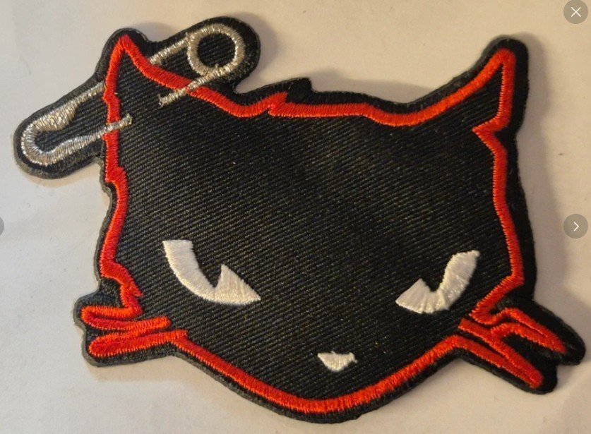 Ny/oanvänd Vintage,retro, patch katt 1990-tal | Köp på Tradera (734376547)