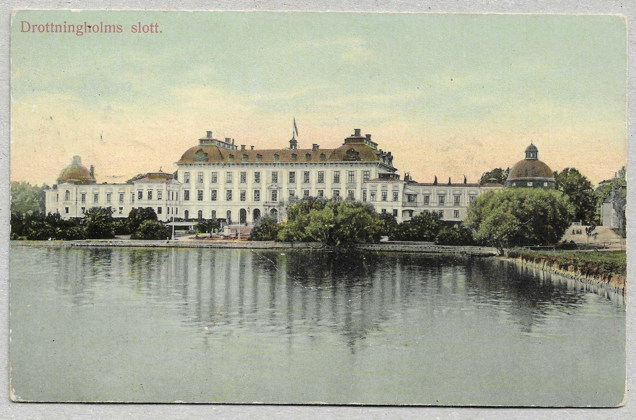 Vykort av Drottningholm slott | Köp på Tradera (678455381)