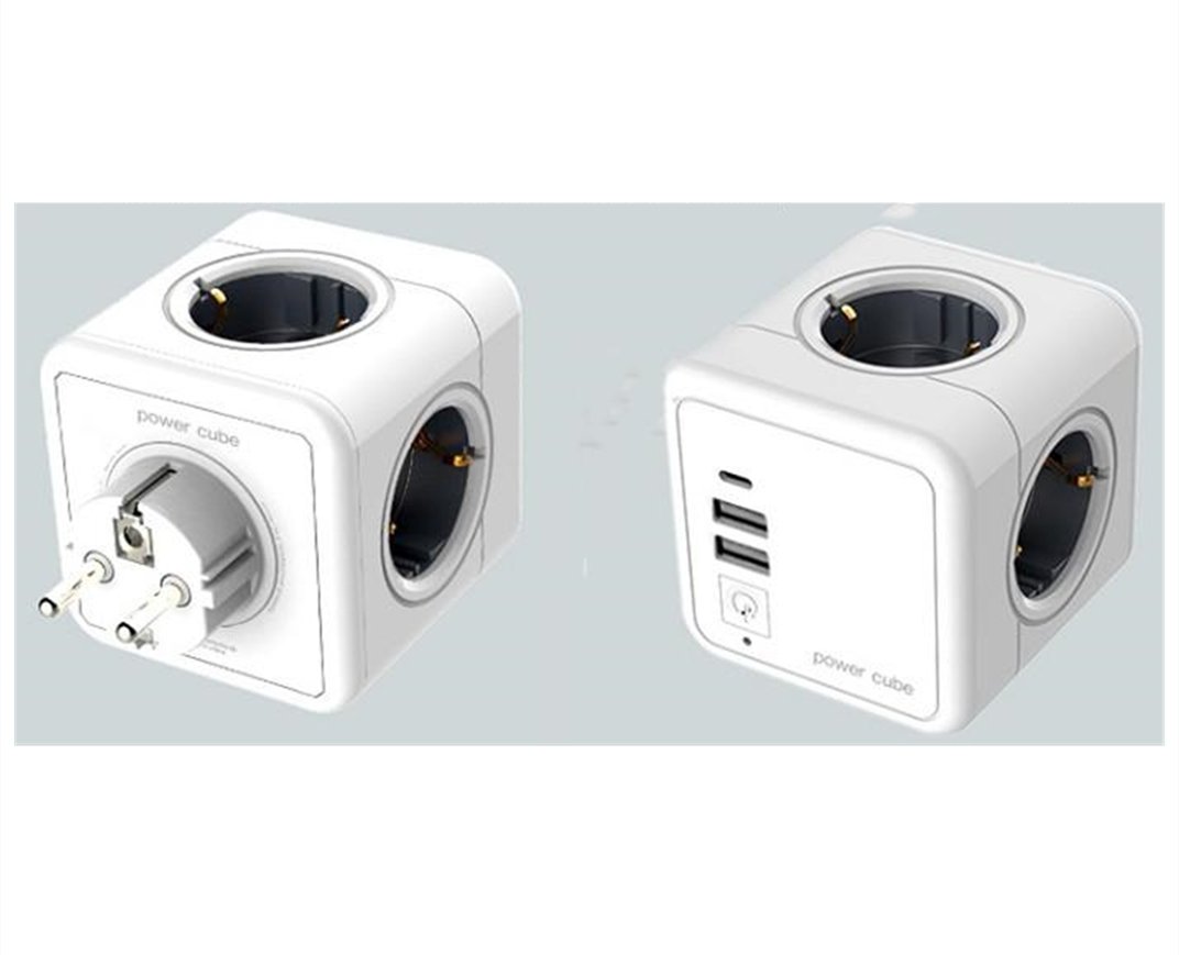 Se produkter som liknar Power cube socket 4 eluttag A.. på Tradera ...