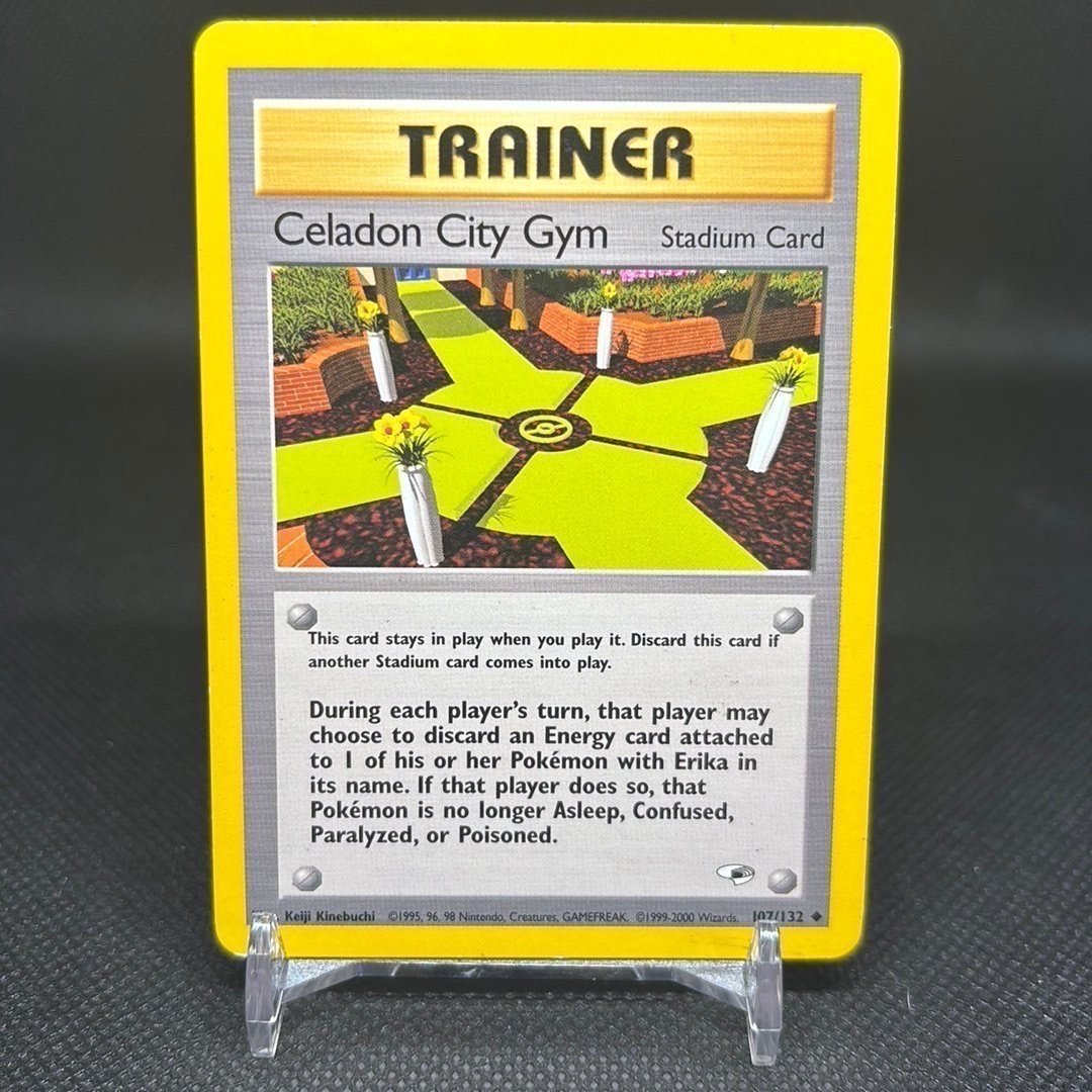 Celadon City Gym - Trainer Stadium Card | Köp på Tradera (692422967)