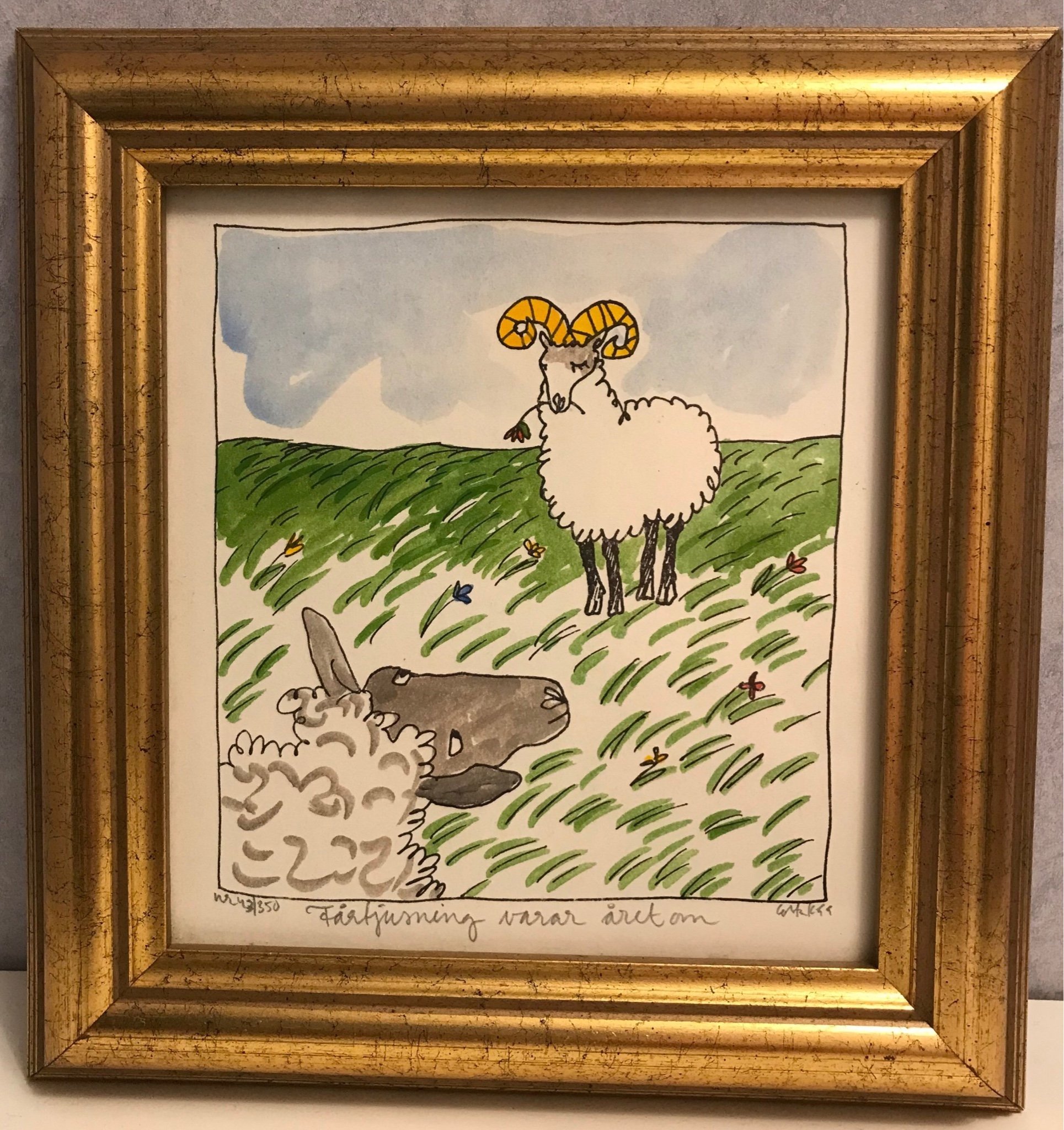 Fårtavlor, Lotta Keyet, Lemon Art, UTGÅGNA MOTI.. | Köp på Tradera ...