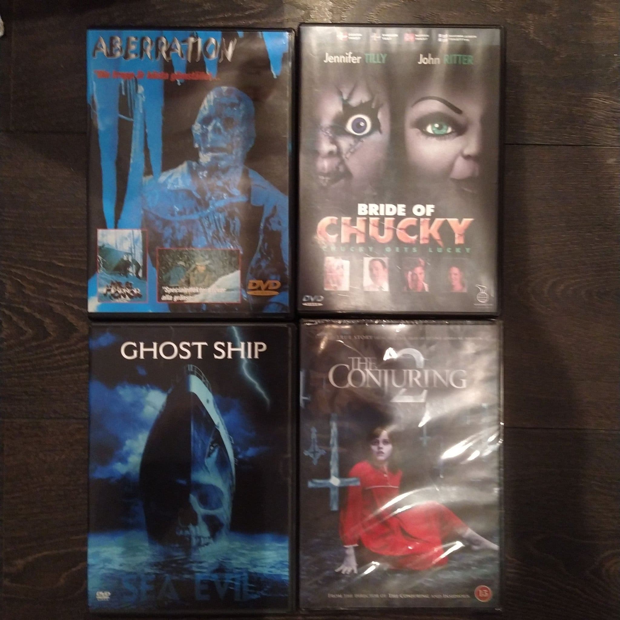 4st Skräck DVD-filmer: Aberration, Bride of Chu.. | Köp på Tradera ...