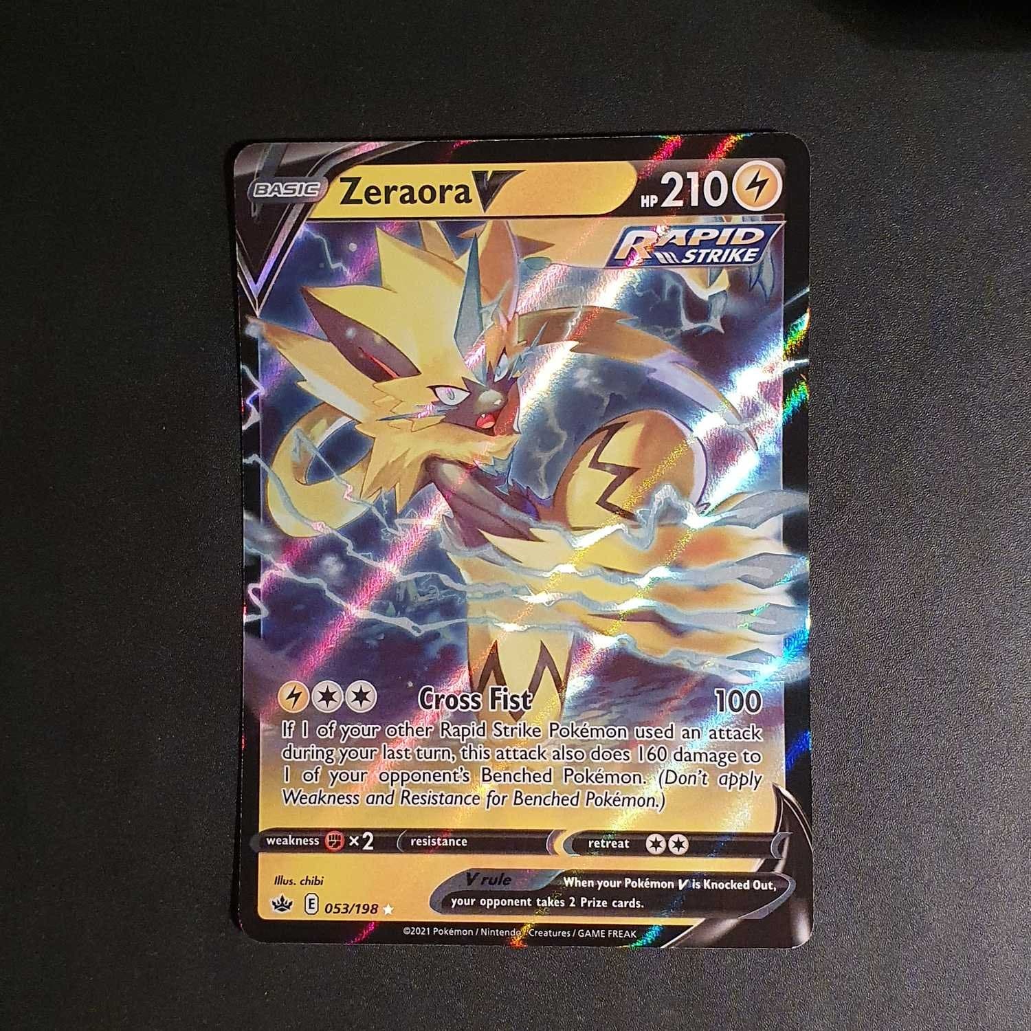Pokemon Zeraora V 053/198 Chilling Reign | Köp på Tradera (700878856)