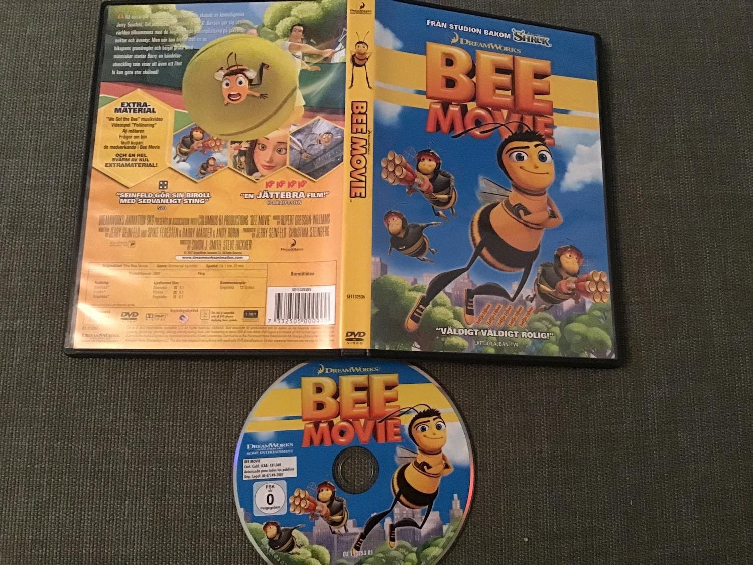 BEE MOVIE DVD SVENSKT TAL | Köp på Tradera (407096168)