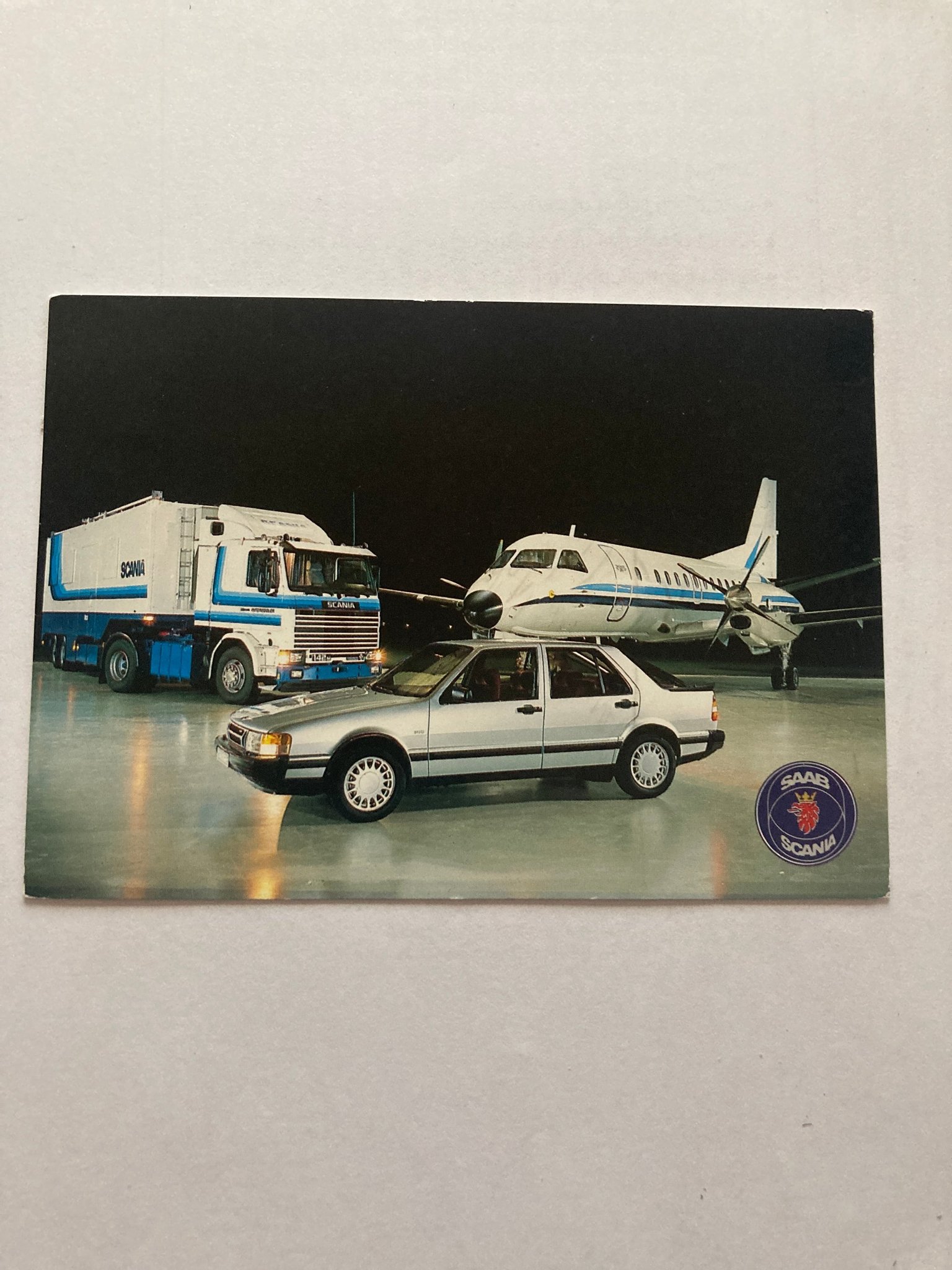 Saab-Scania produkter lastbil 142M Saab 9000 fl.. | Köp på Tradera ...