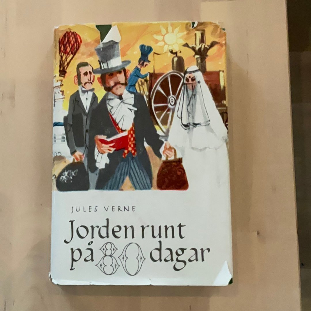 Jorden runt på 80 dagar, Jules Verne 1961 | Köp på Tradera (708847670)