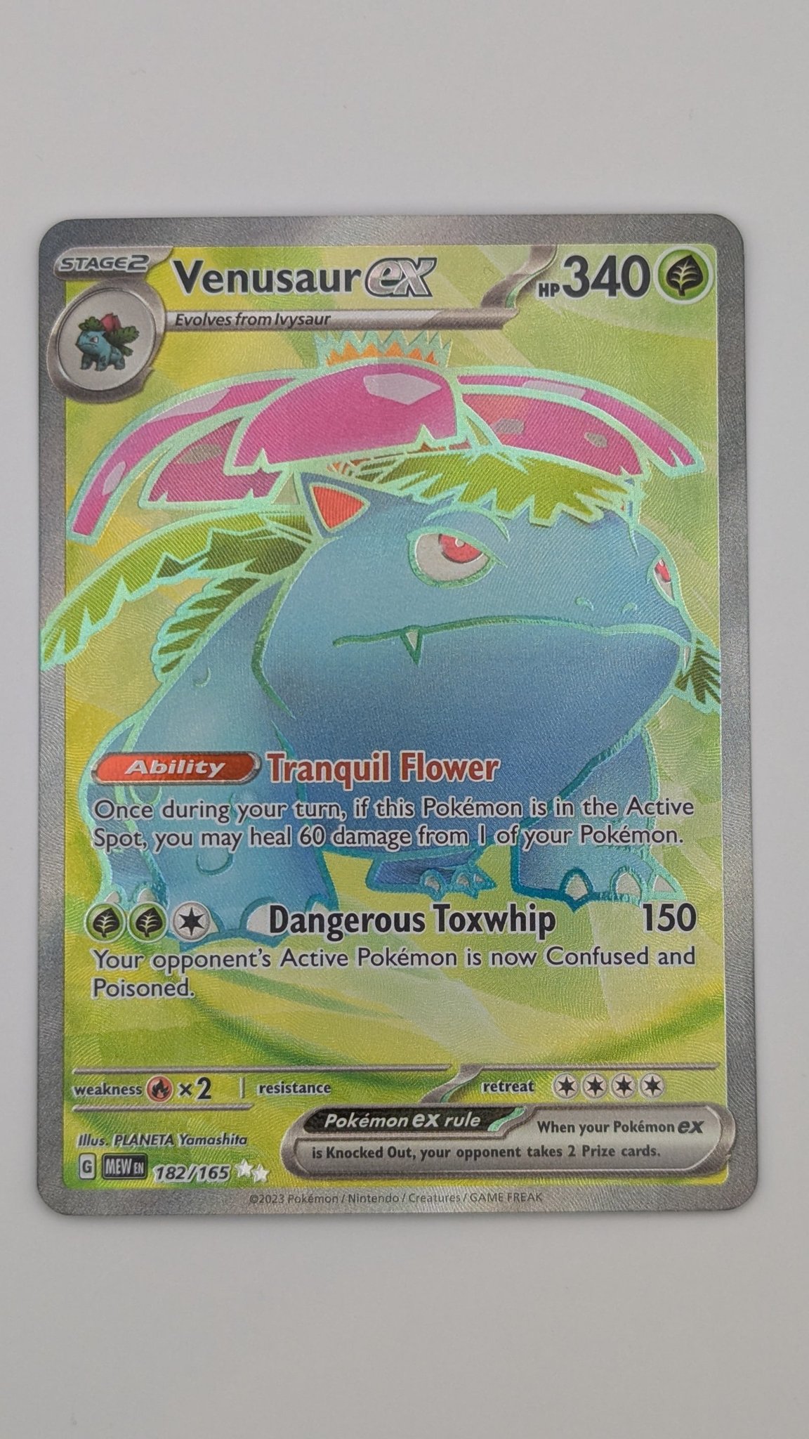 Venusaur ex - 182/165 - 151 | Köp på Tradera (701077518)
