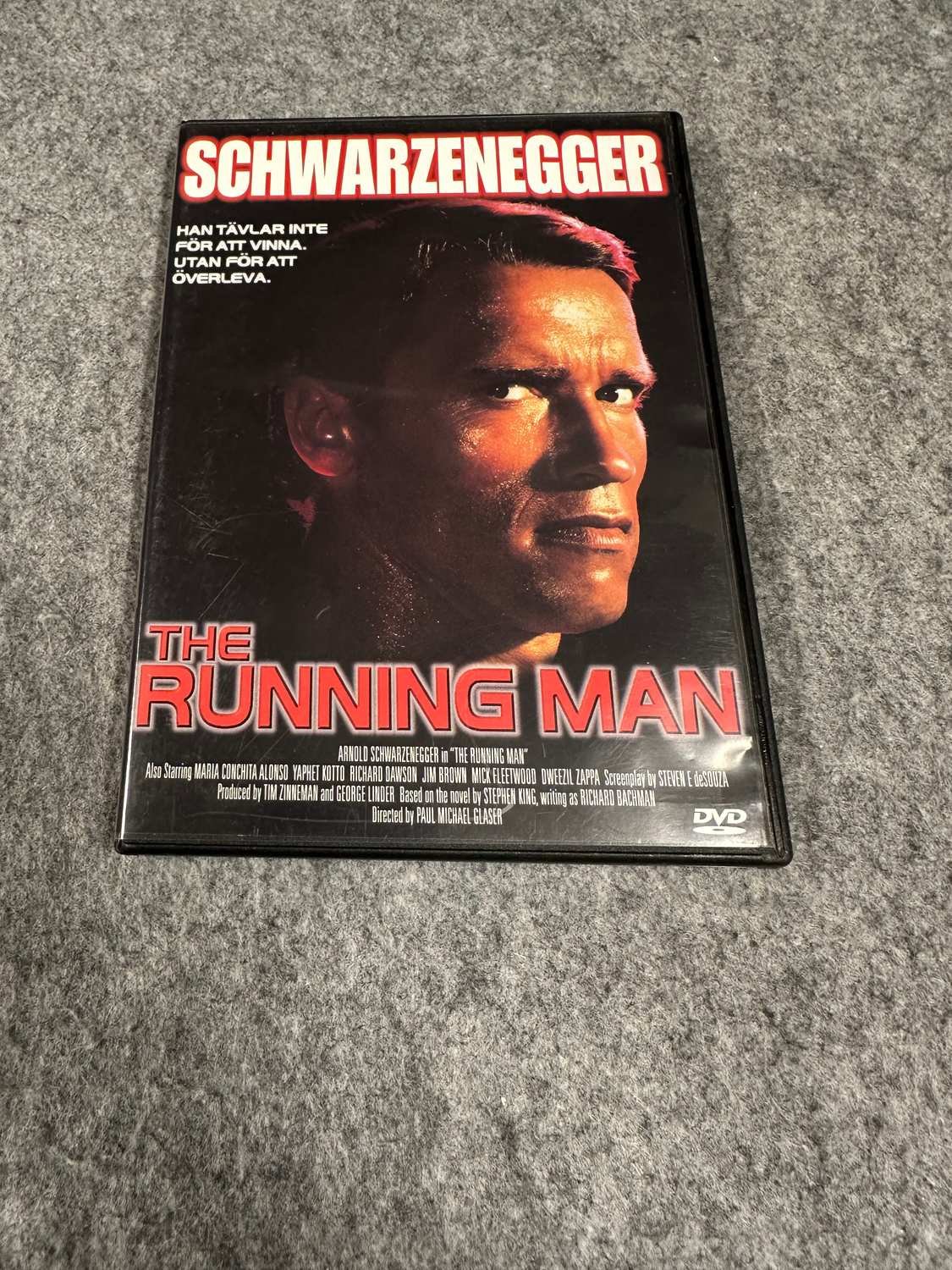 The Running Man - DVD - Arnold .. | Köp från LindesFynd på Tradera ...