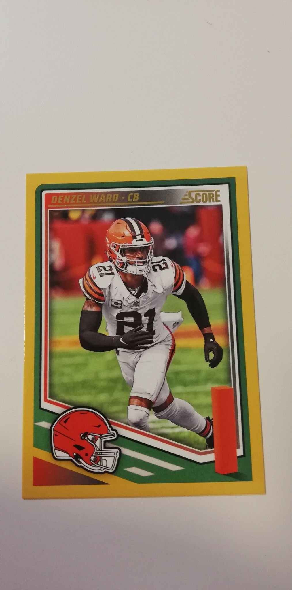 2025 Panini Score - Yellow - Denzel Ward - Clev.. | Köp på Tradera ...