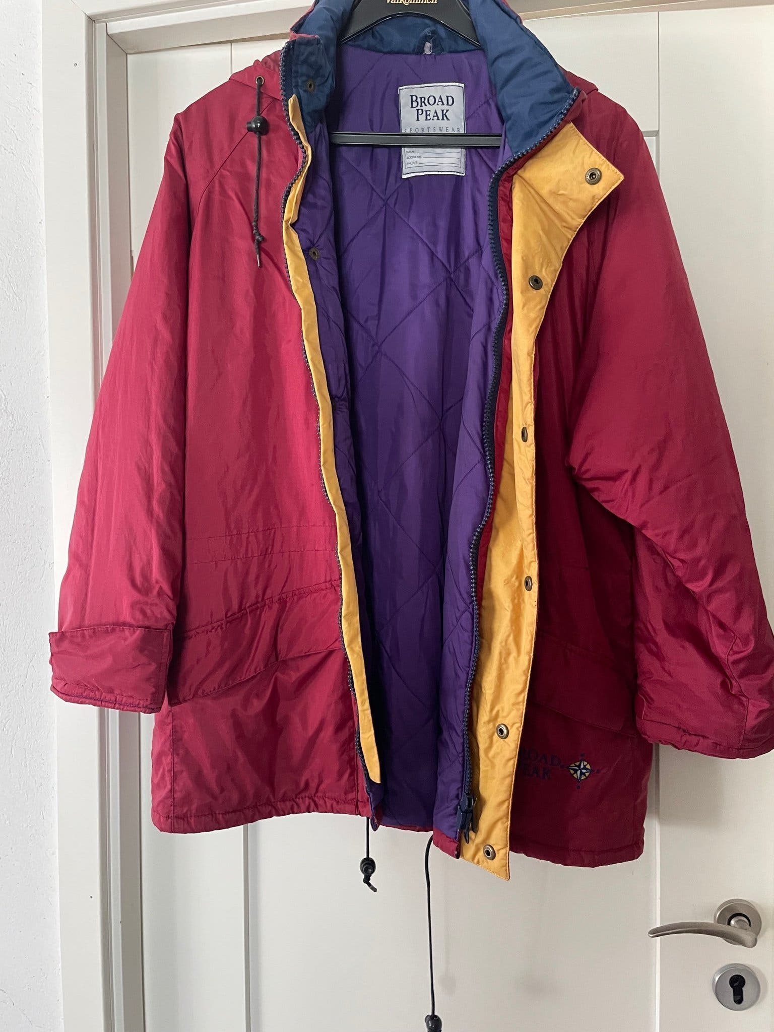 Broad Peak röd jacka L/XL, vattentät, vindtät, .. | Köp på Tradera ...