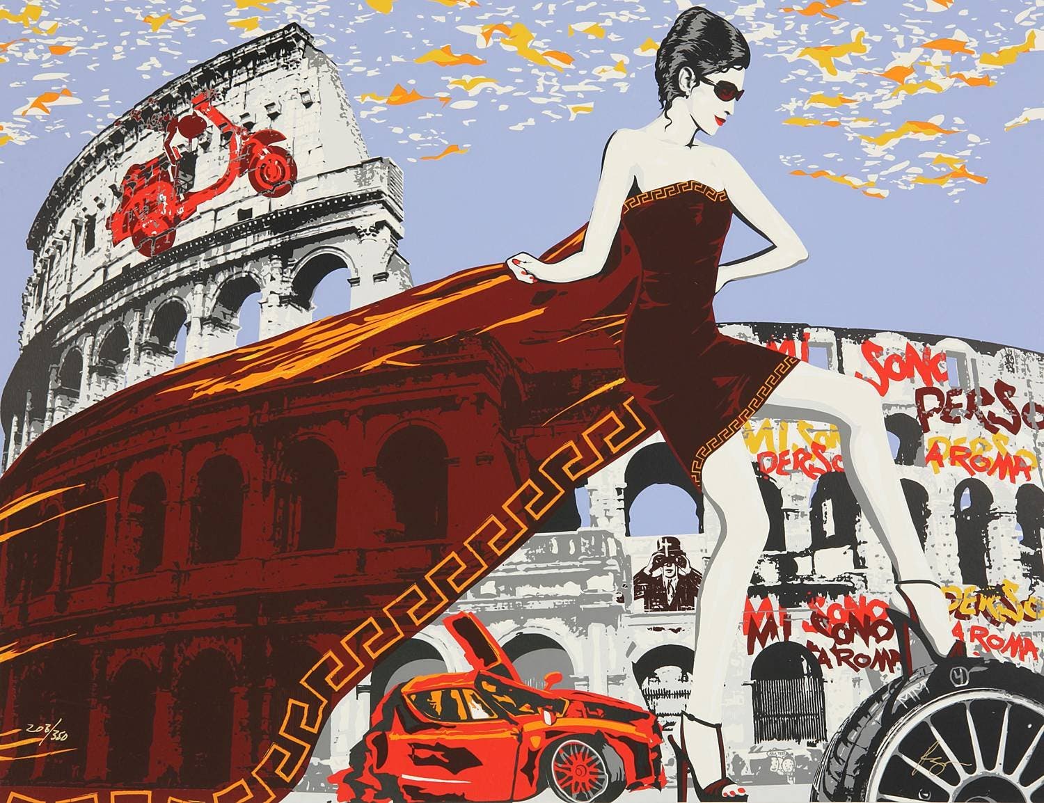 Colosseum Car Crash - .. | Köp från vardus_art_antiques på Tradera ...