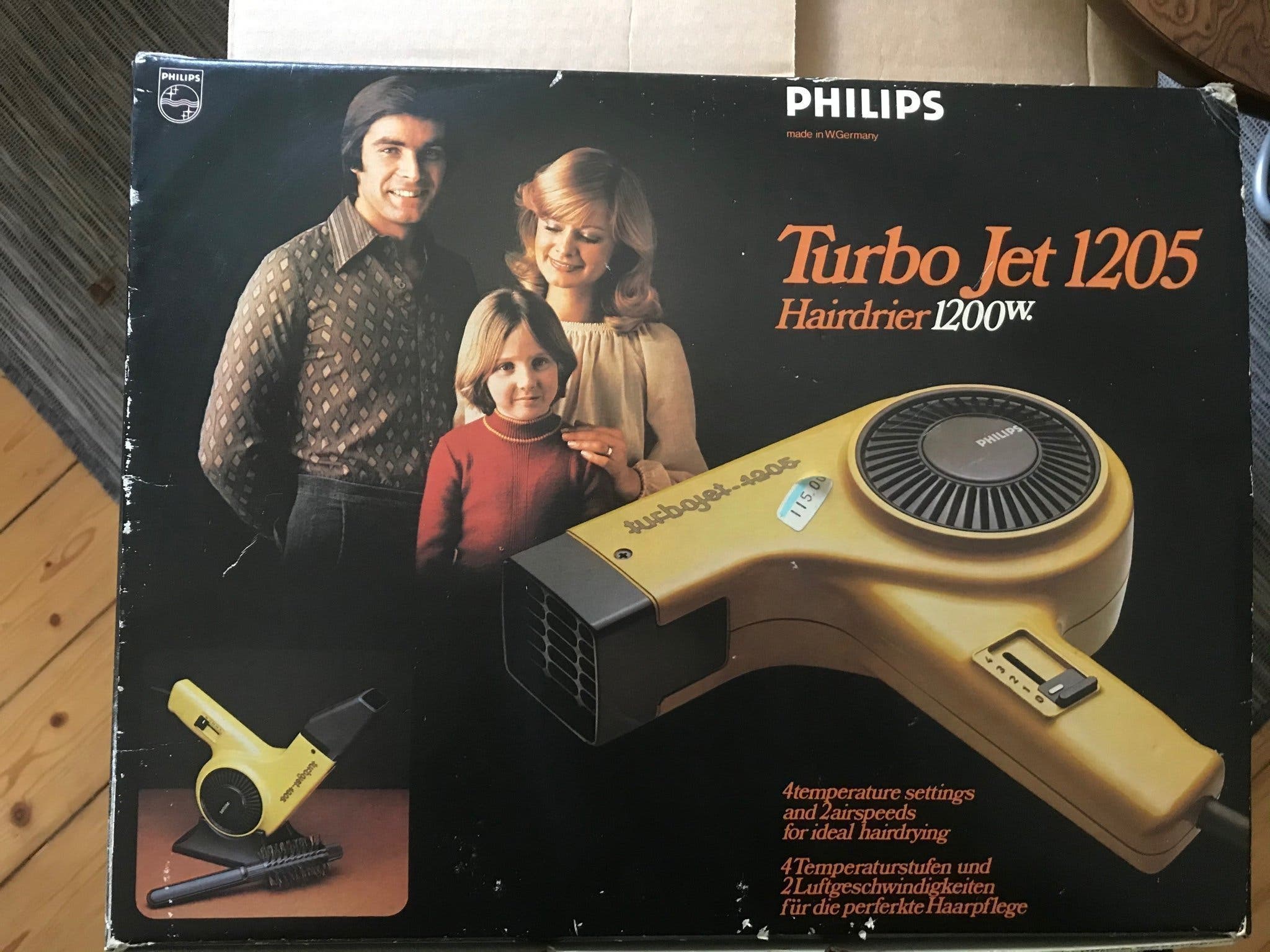Philips Turbo Jet Hårfön Nostalgi | Köp på Tradera (642096093)